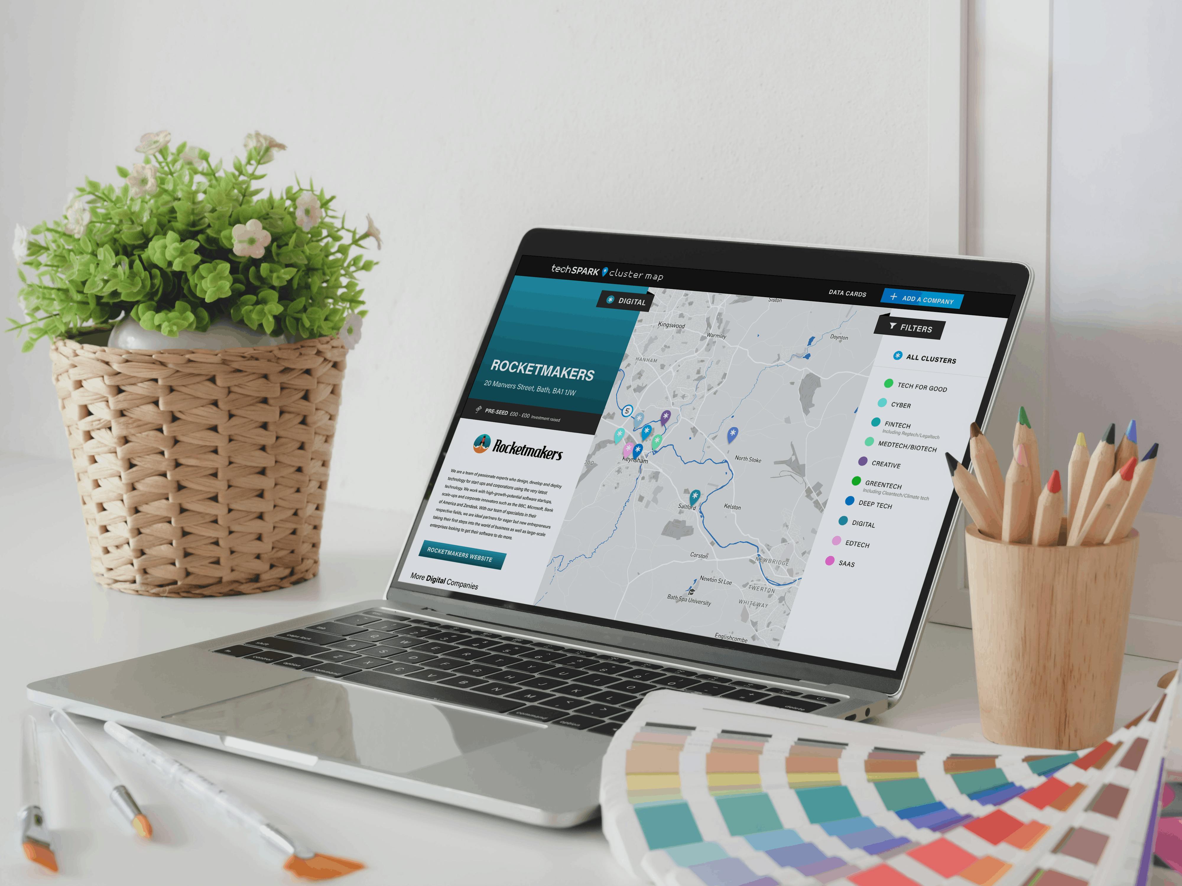 TechSPARK Cluster Map Launch | Rocketmakers