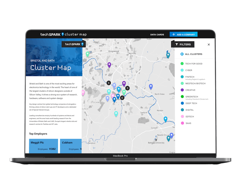 TechSPARK Cluster Map Launch | Rocketmakers