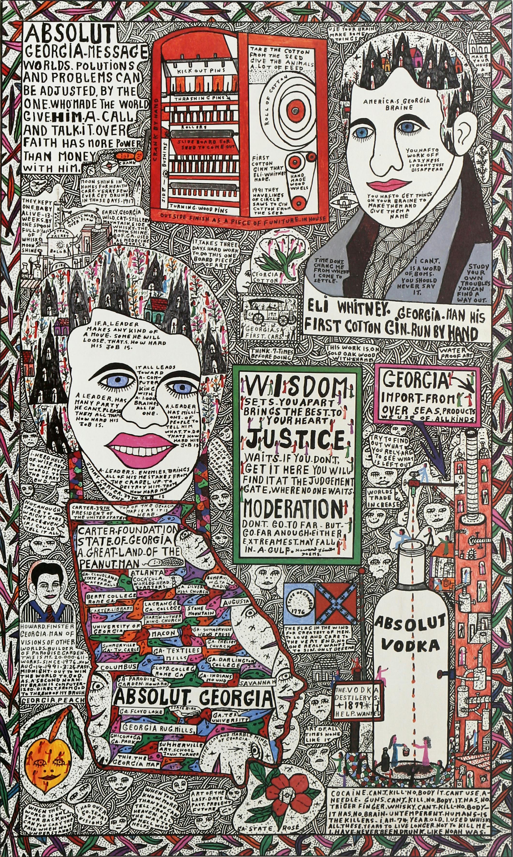 Howard Finster Art For Sale Online | RoGallery