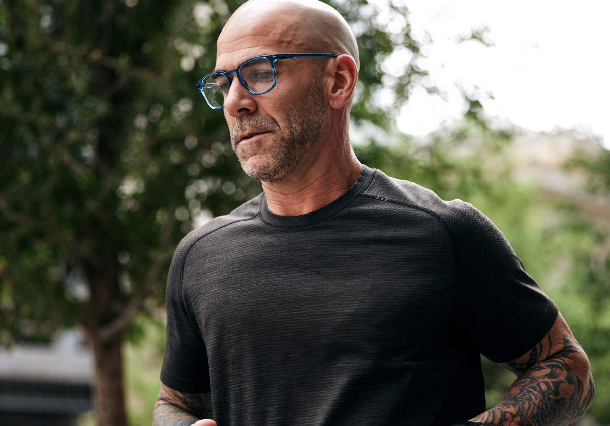 Hunter Prescription Glasses | Tall Modern Square Glasses | ROKA