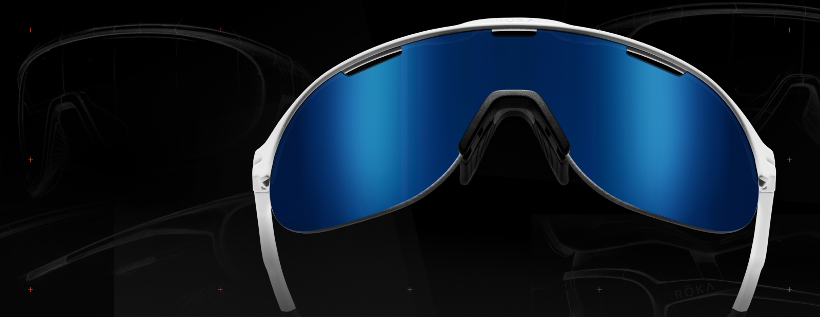 Rimless, Semi-Rimless Shield Sunglasses for Cycling, Running | ROKA