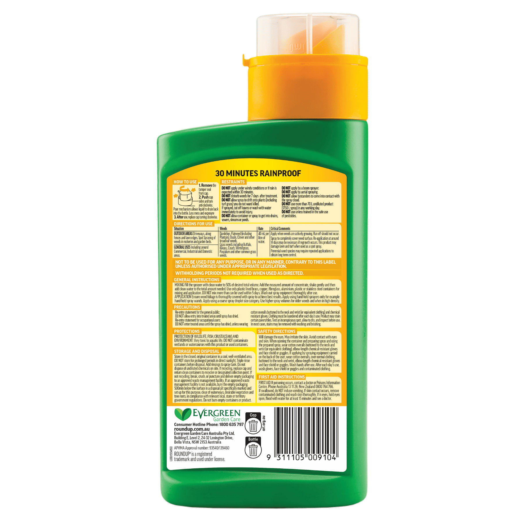 ROUNDUP® Total Weedkiller 500ML Concentrate ROUNDUP® Total Weedkiller 500ML Concentrate