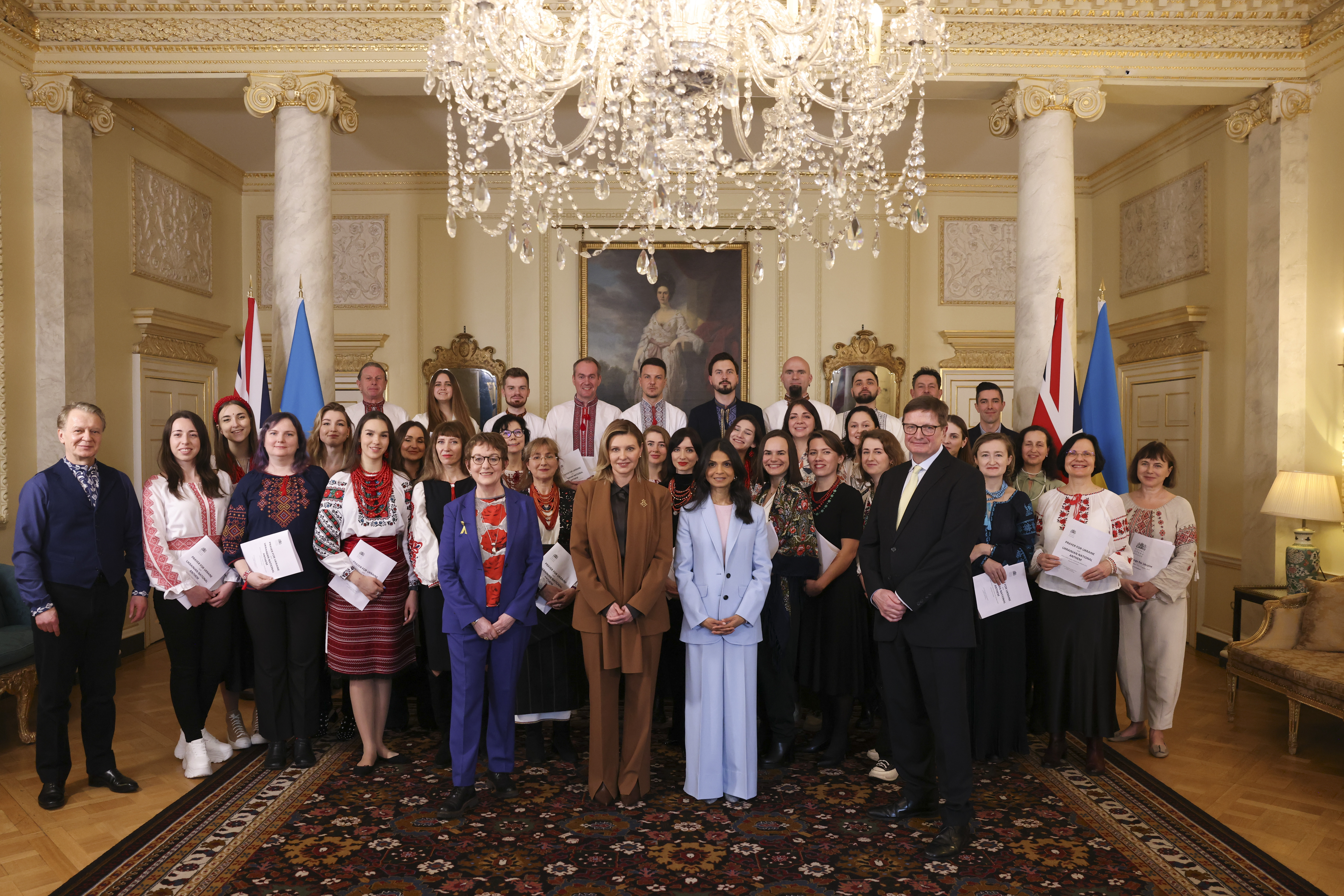 Songs for Ukraine Chorus meets Ukraine’s First Lady