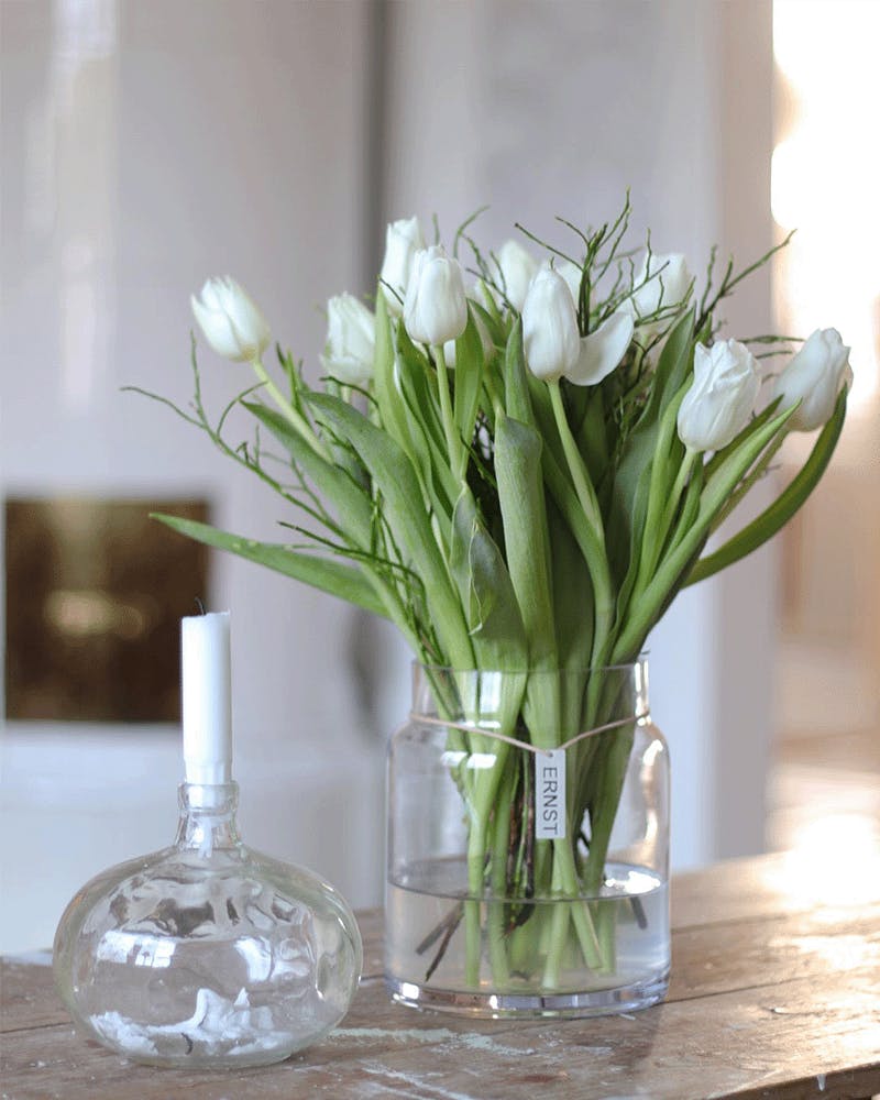 Flower Vases With Tulips