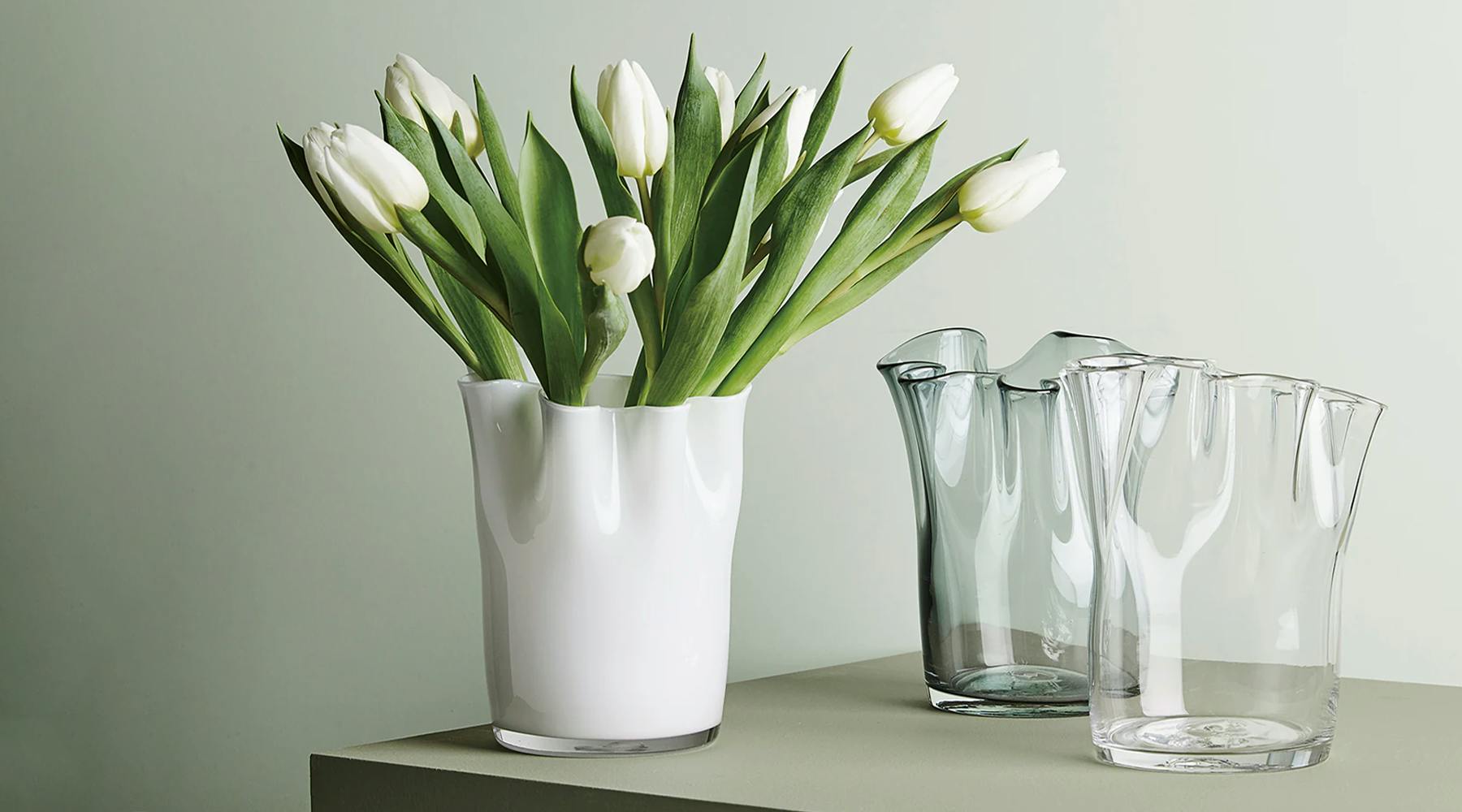 Flower Vases With Tulips