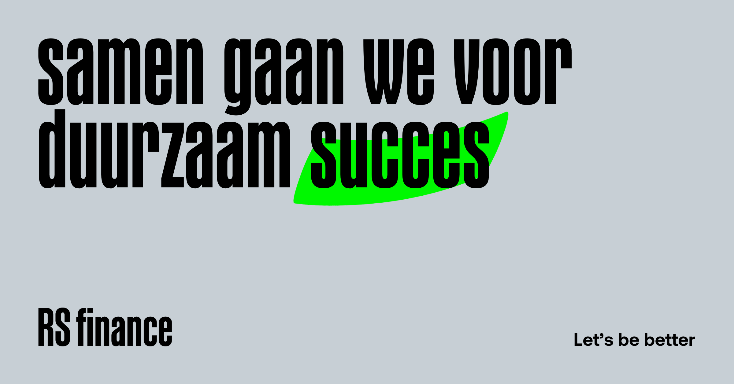 RS Finance | Grip op je financiën