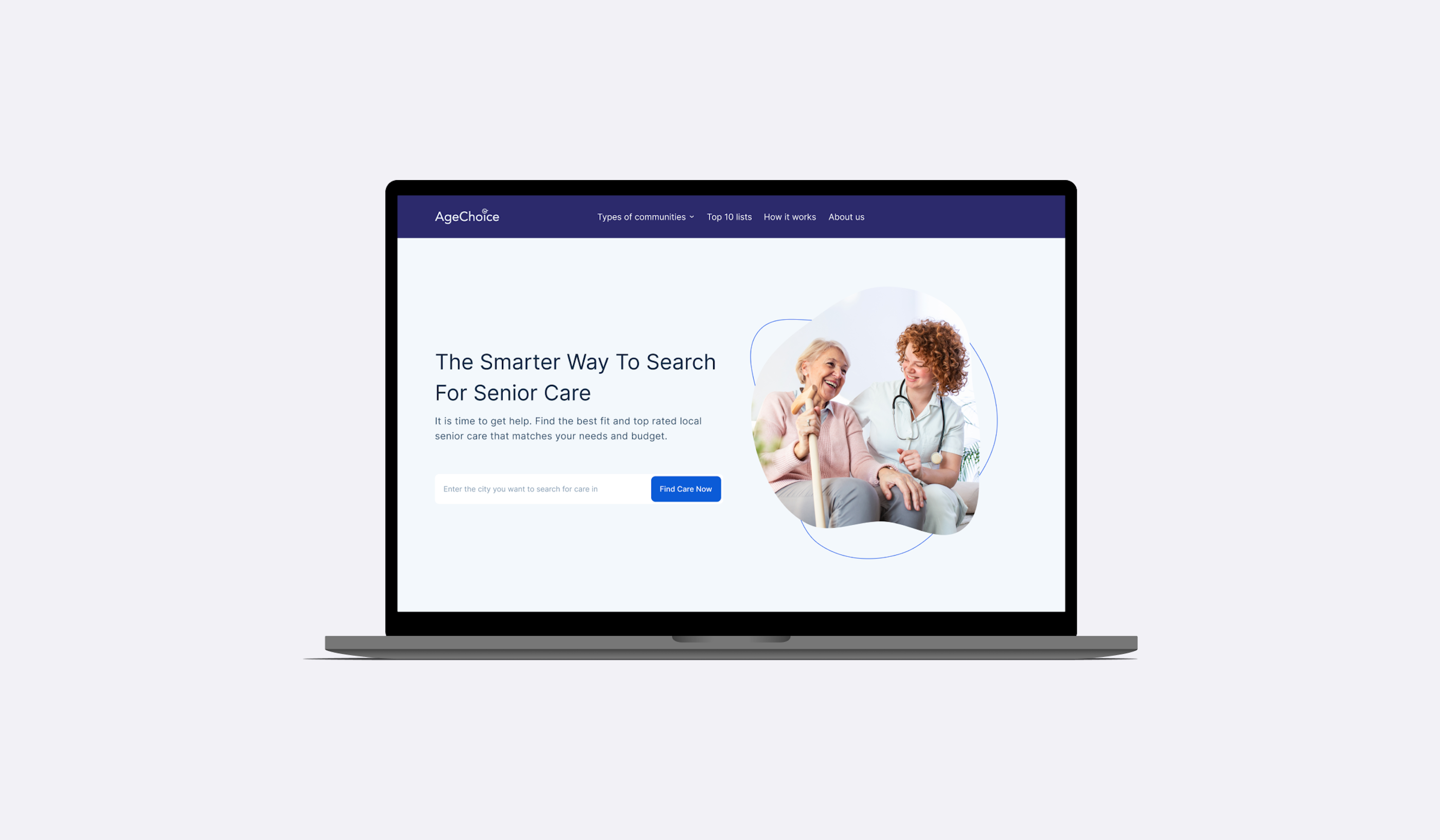 AgeChoice Web Platform: Simplifying Quest for a Senior Care | RUBICON