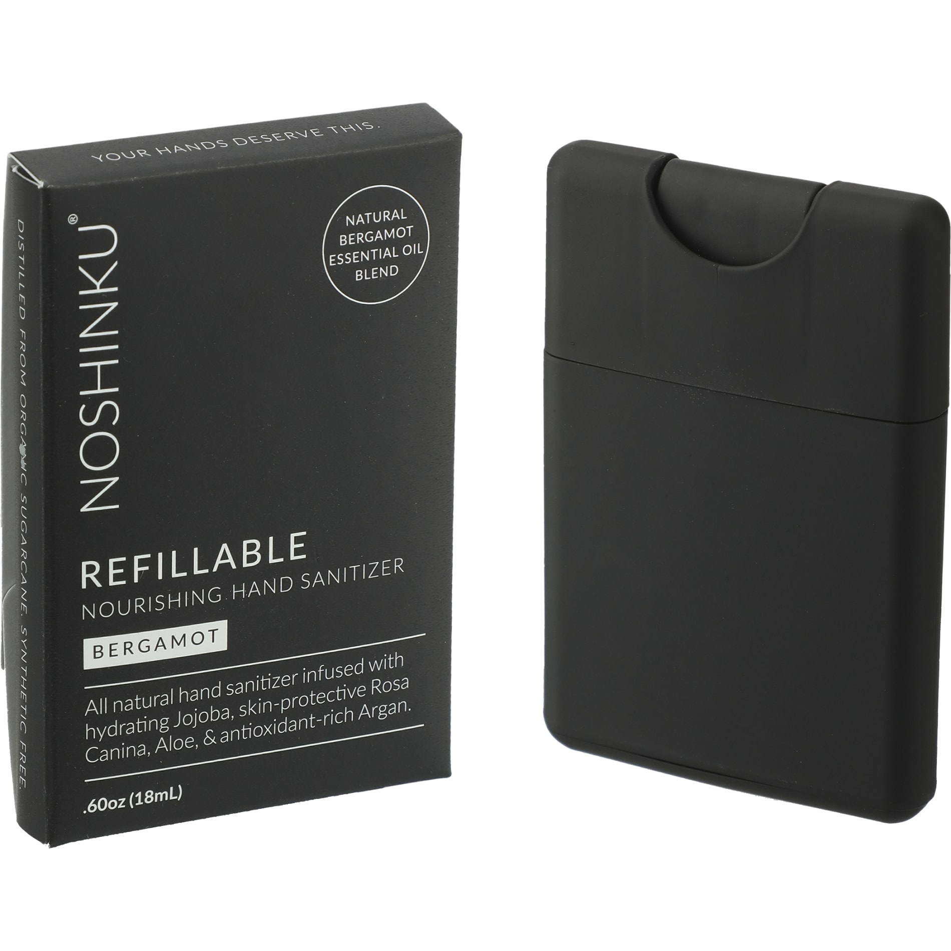 Custom 0.6oz Noshinku Refillable Pocket Hand Sanitizer | Design Online