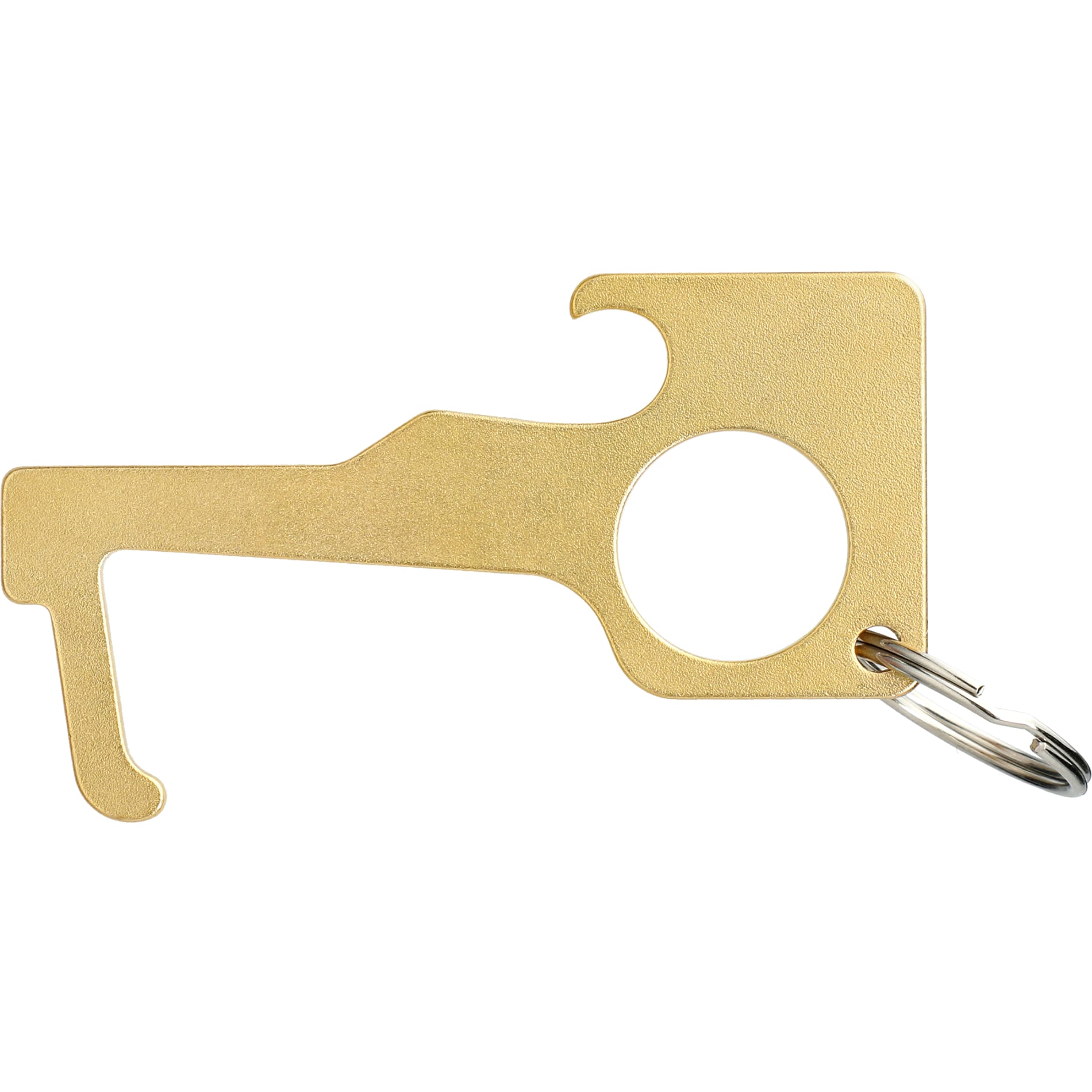 Custom No Contact Keychain - Brass | Design Online