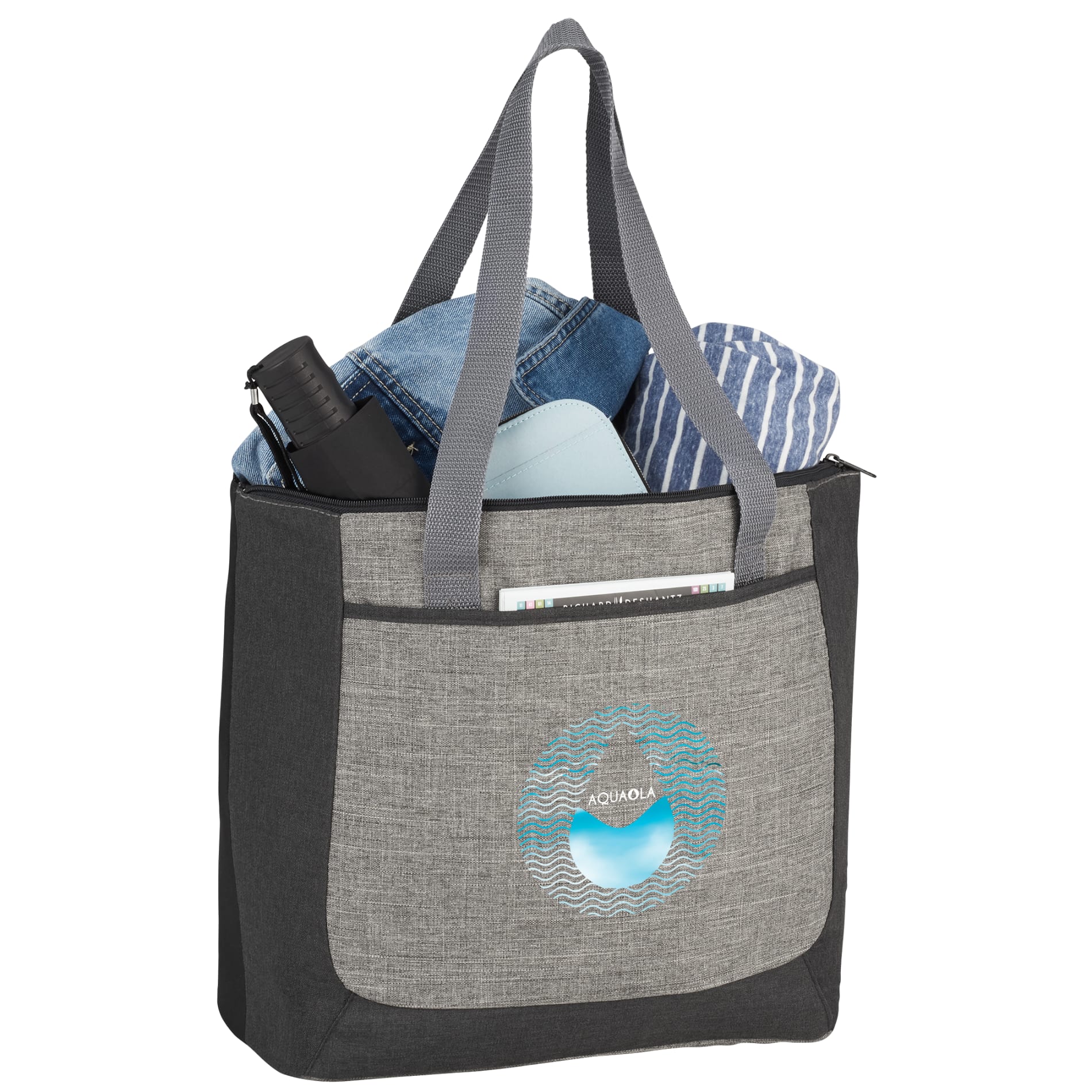 Custom Reclaim Recycled Zippered Tote | Design Online