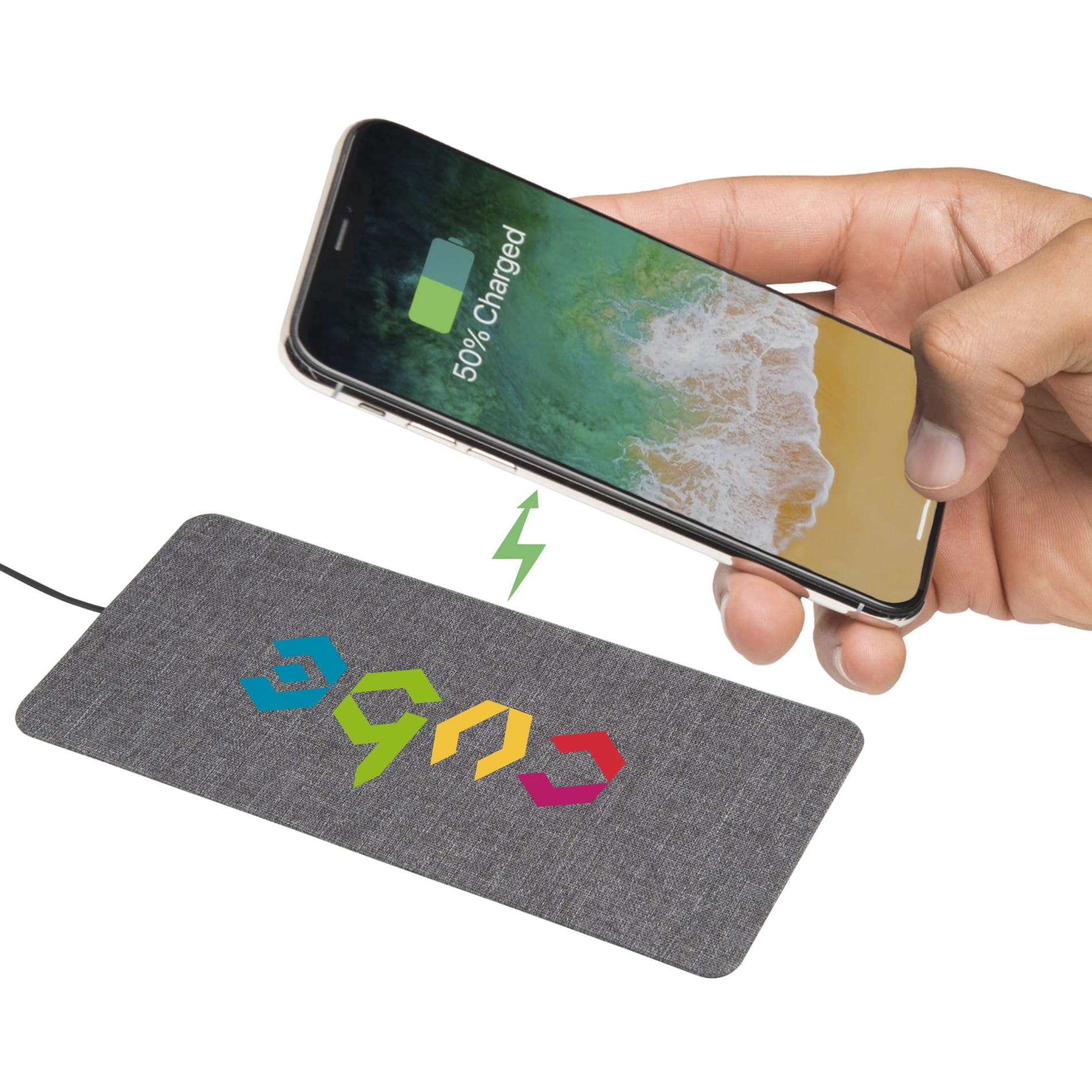 Custom Ultra Thin Fabric Wireless Charging Pad | Design Online