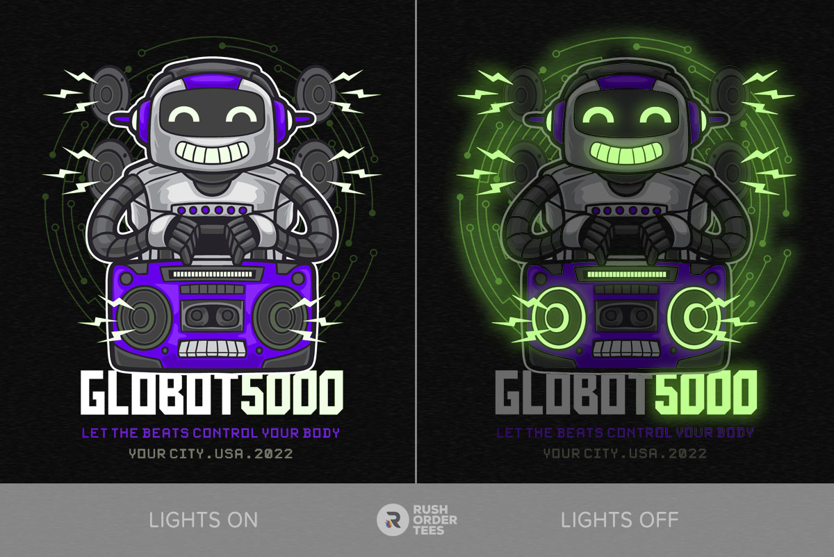 How to Make Custom Glow In-the-Dark Shirts