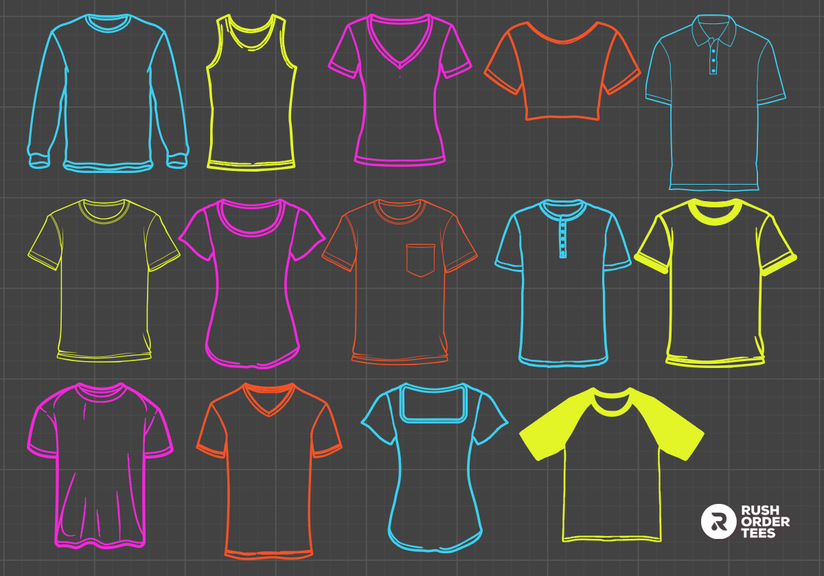 Your Ultimate Guide to T-Shirt Styles | Learn About T-Shirt Styles Here