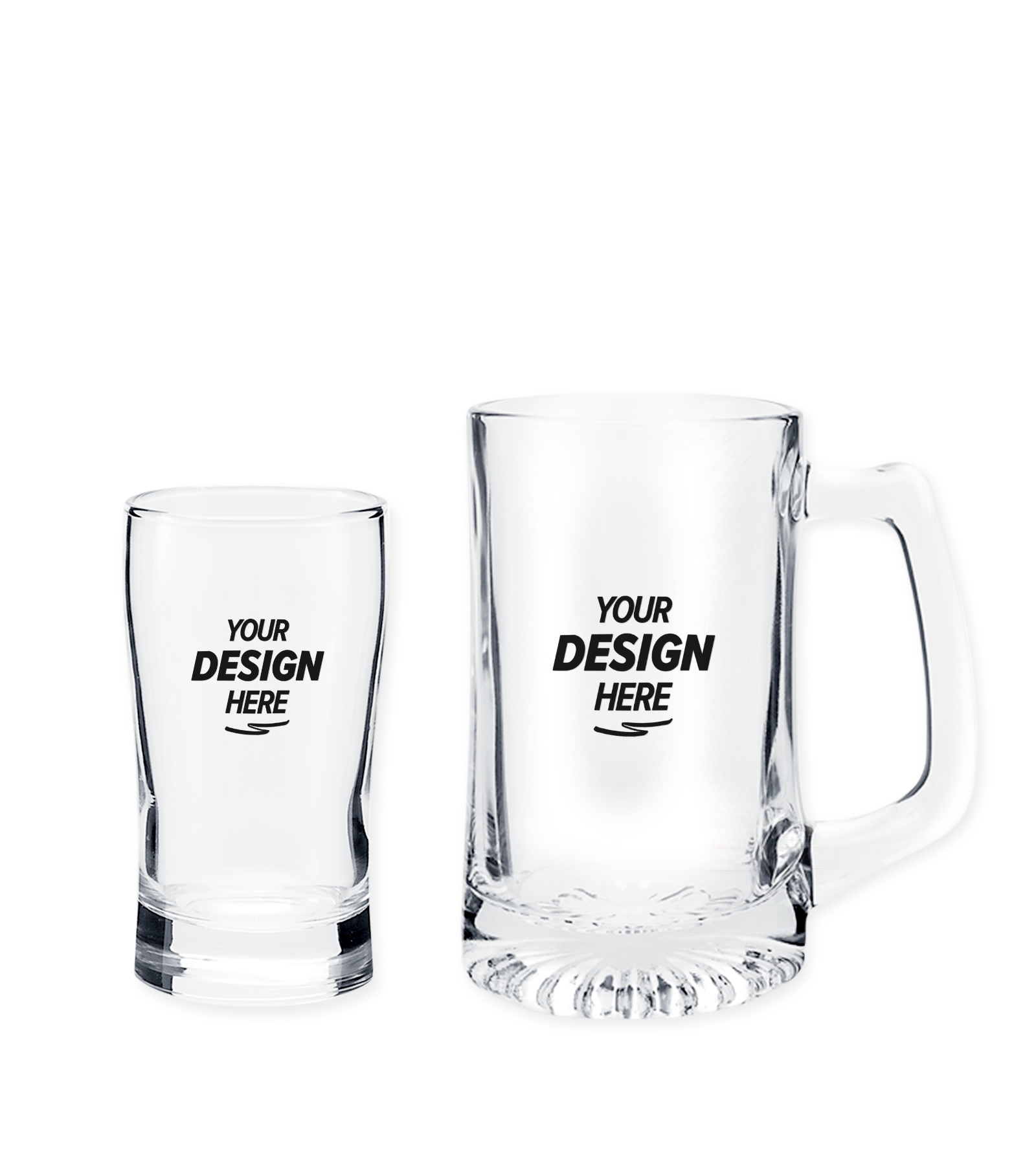 Custom Glassware & Branded Glassware with Logo - Free Shipping
