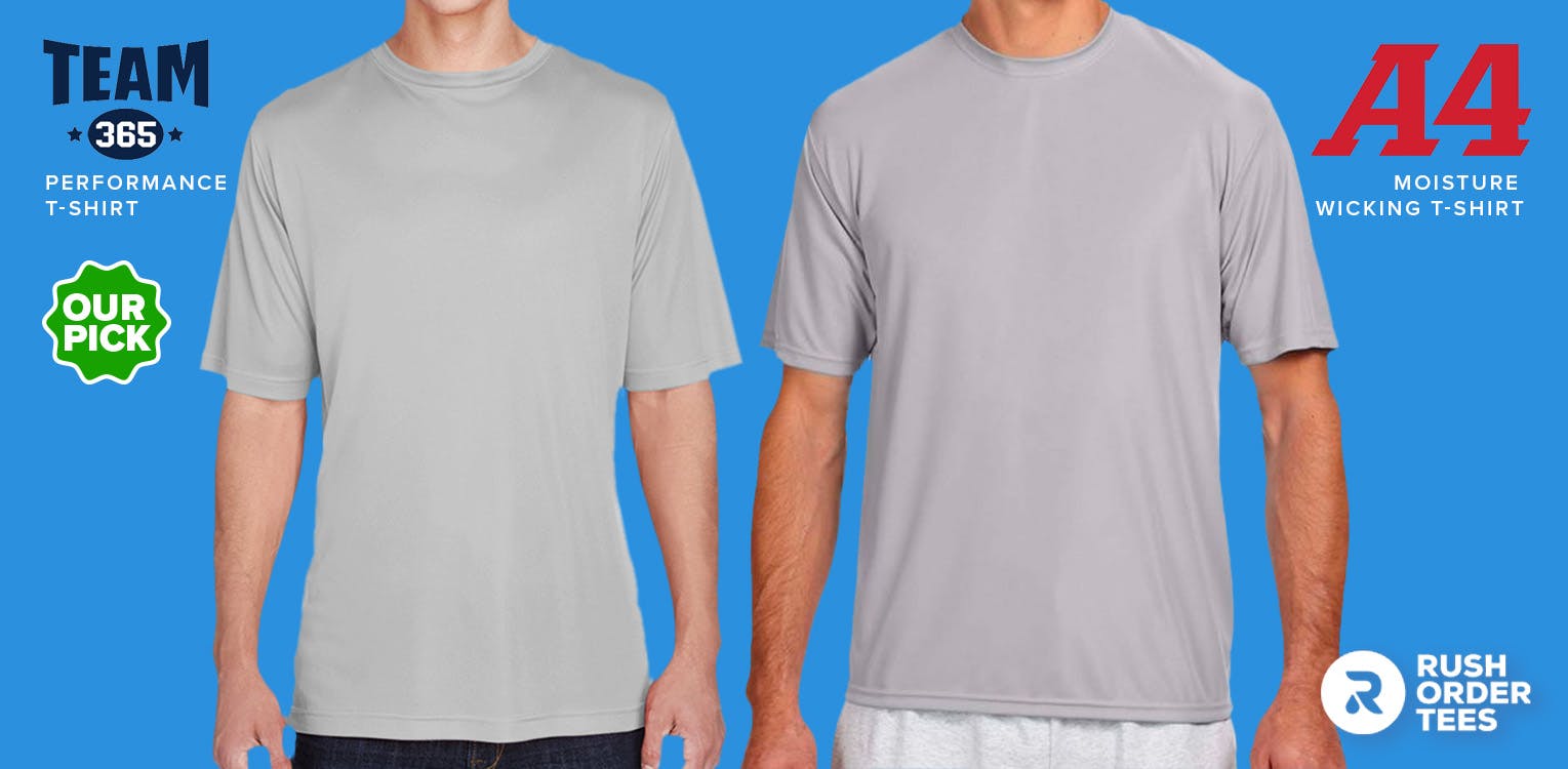 Team 365 Shirts vs. A4 Shirts | A Comparison