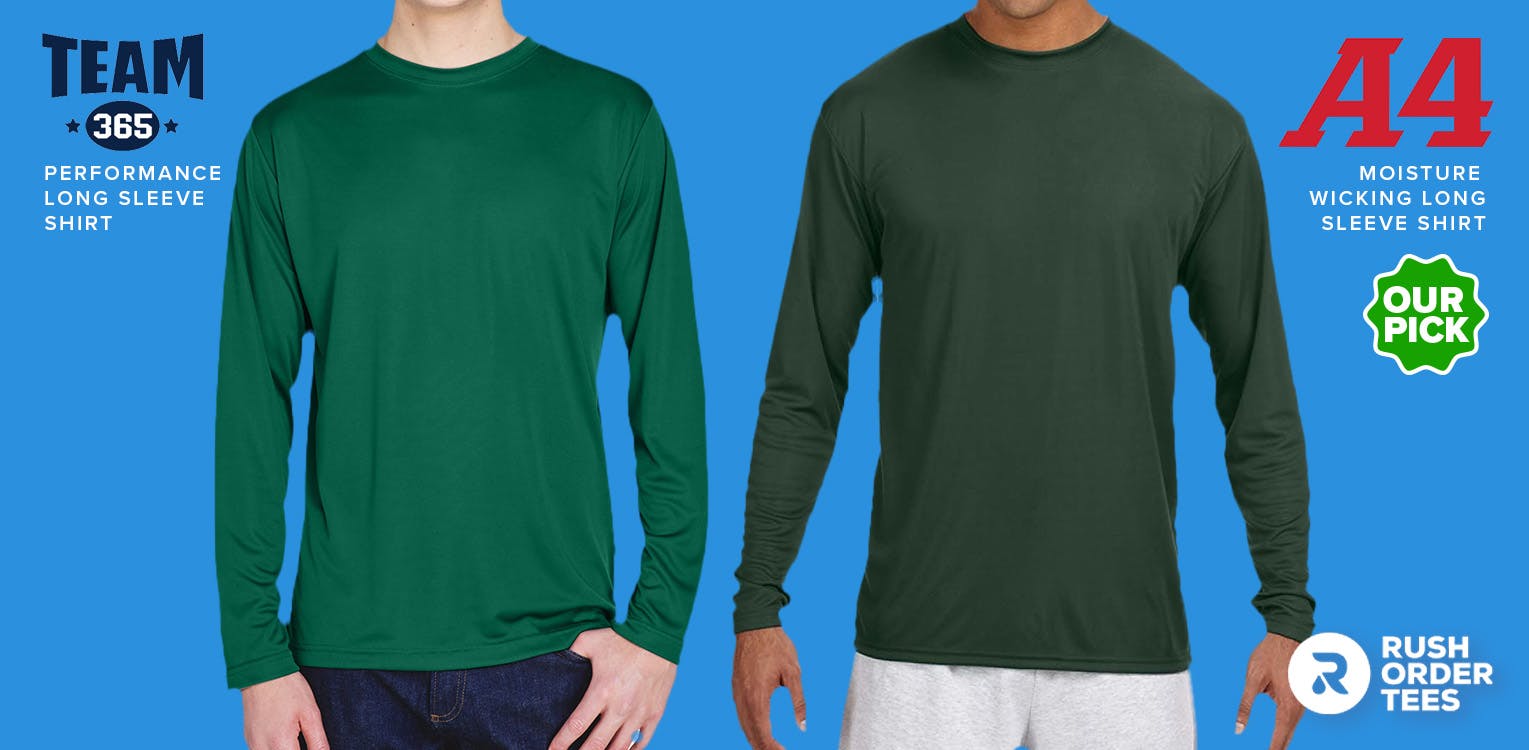 Team 365 Shirts vs. A4 Shirts | A Comparison