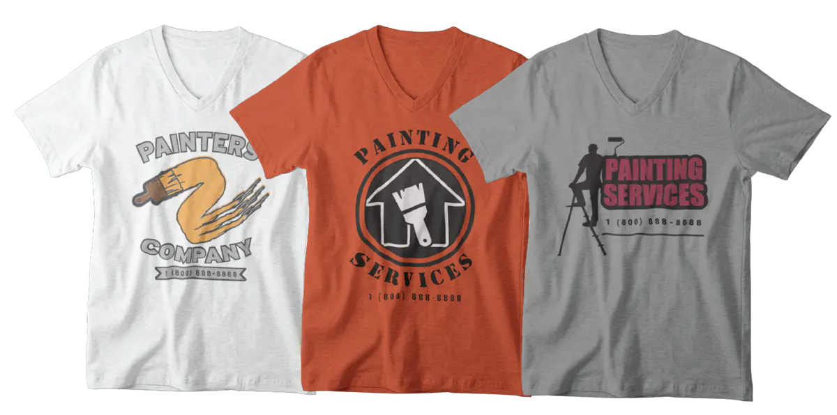 Custom Painter Shirts | Design Painting Company Shirts Online