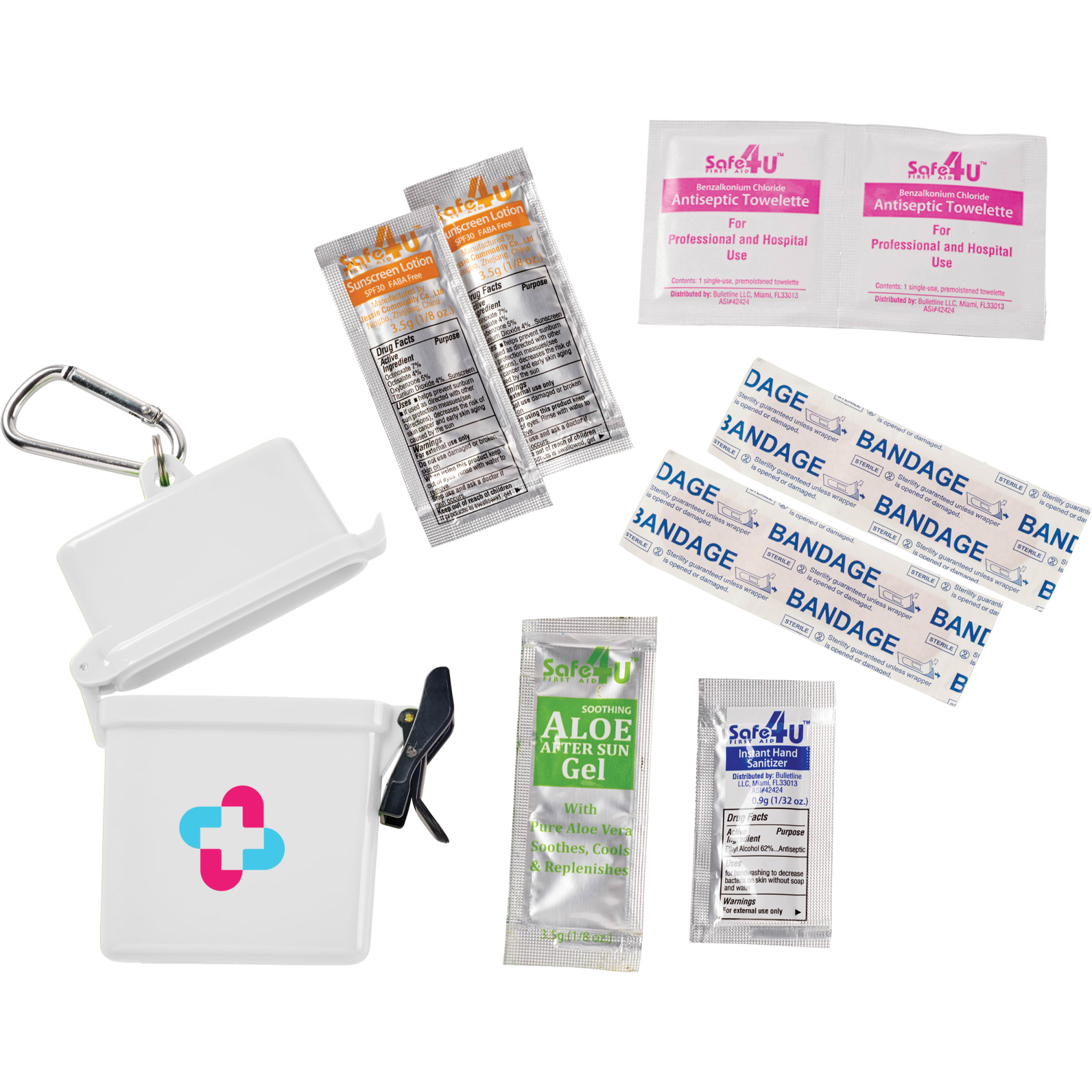Custom Trek 8-Piece Waterproof First Aid Kit | Design Online