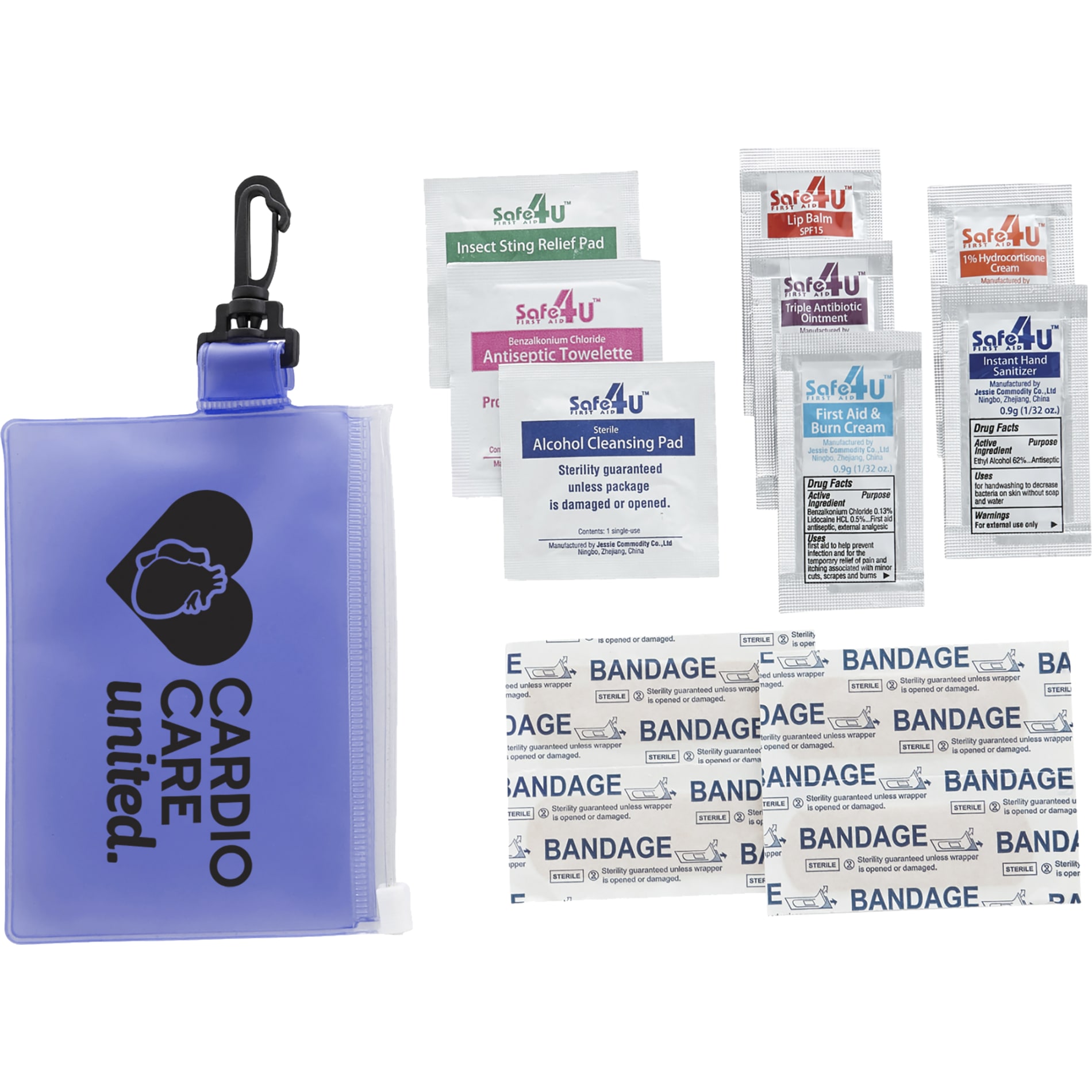 Custom On The Go 12-Piece First Aid Pack | Design Online