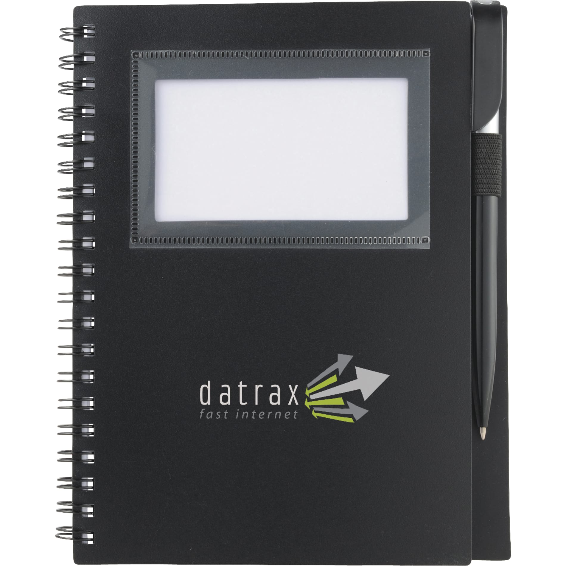 Custom 5.5" x 7" Star Spiral Notebook w/Pen | Design Online