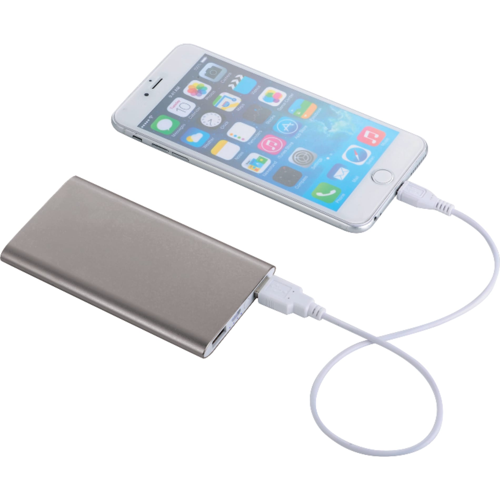 Custom Sleek Aluminum 4000 mAh Power Bank | Design Online