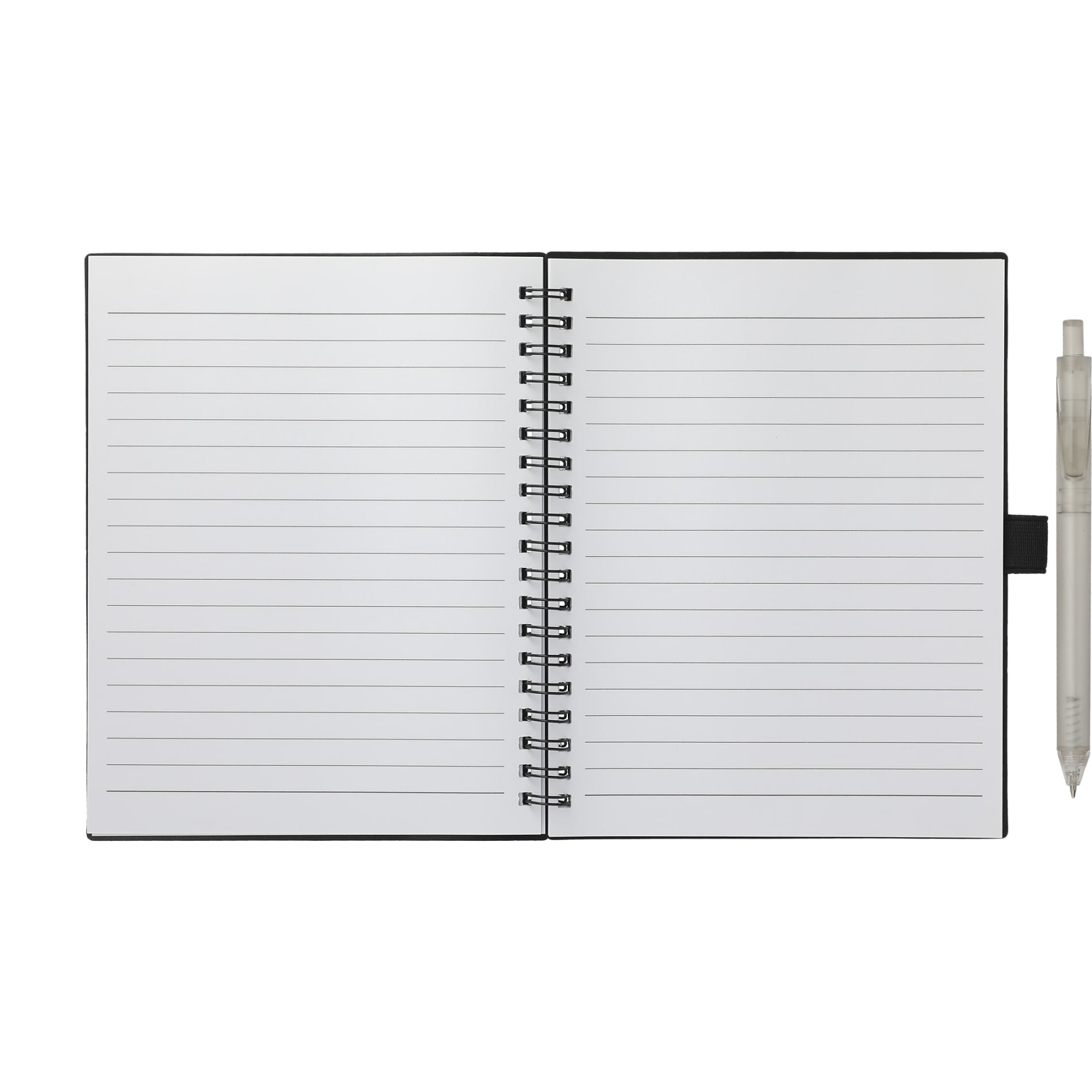 Custom 5.5” x 7” FSC Recycled Spiral Notebook w/ RPET Pe | Design Online