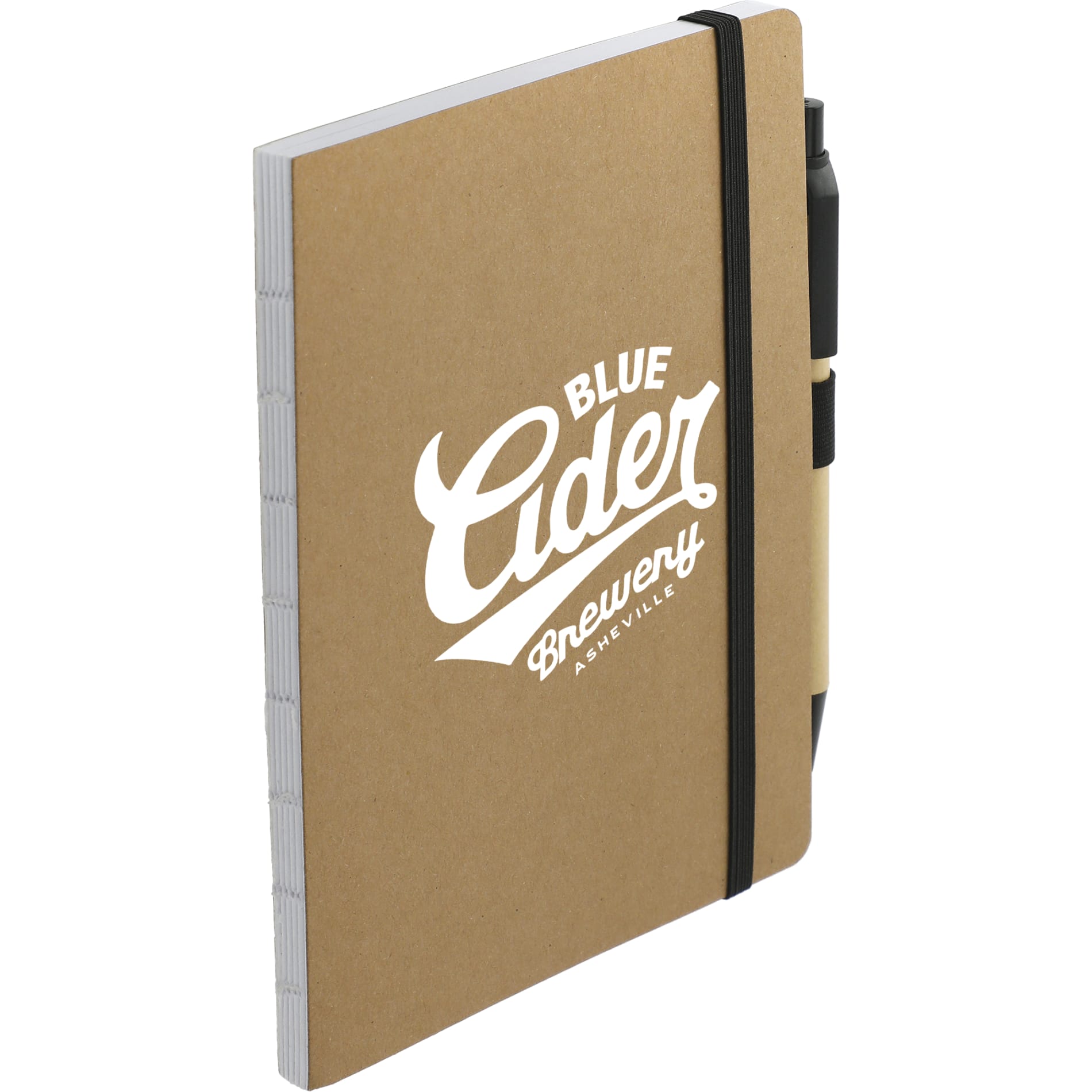 Custom 5" x 7" FSC Recycled Notebook and Pen Set | Design Online