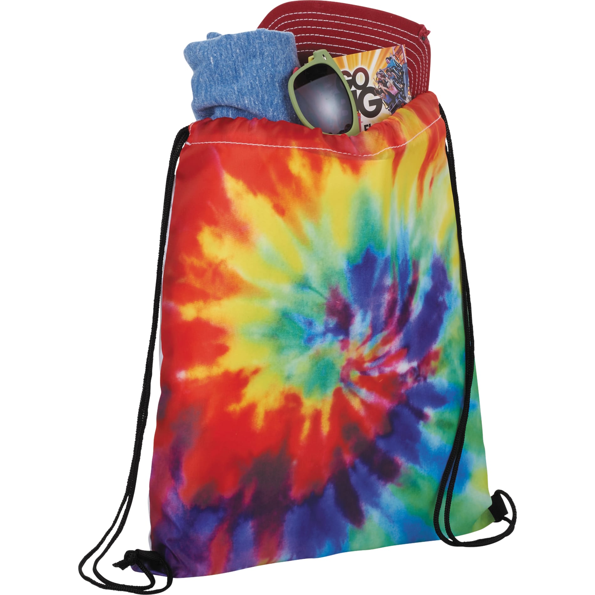 Custom Tie Dye Drawstring Bag | Design Online