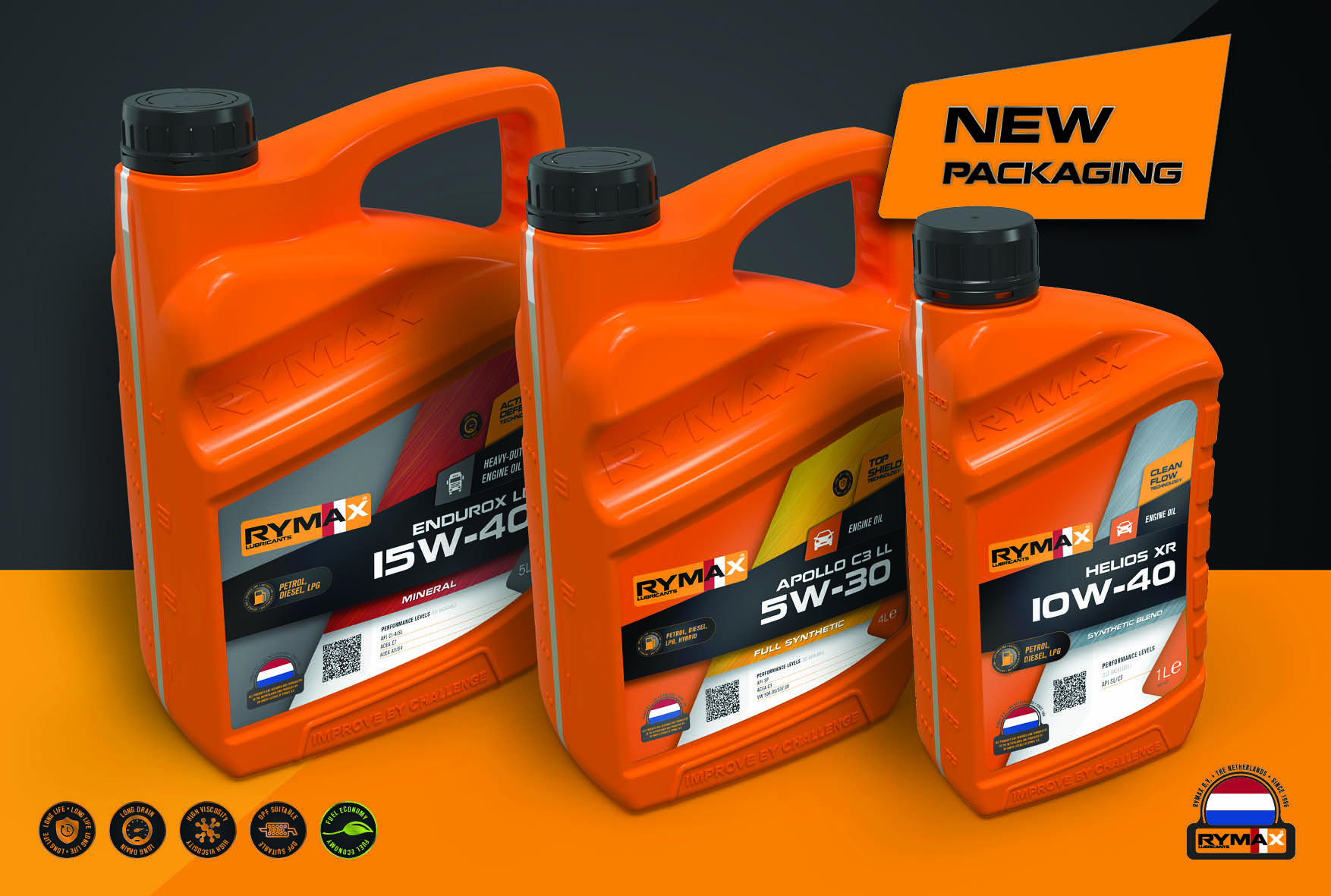 Rymax Lubricants Product Packaging Updates - Smallpacks