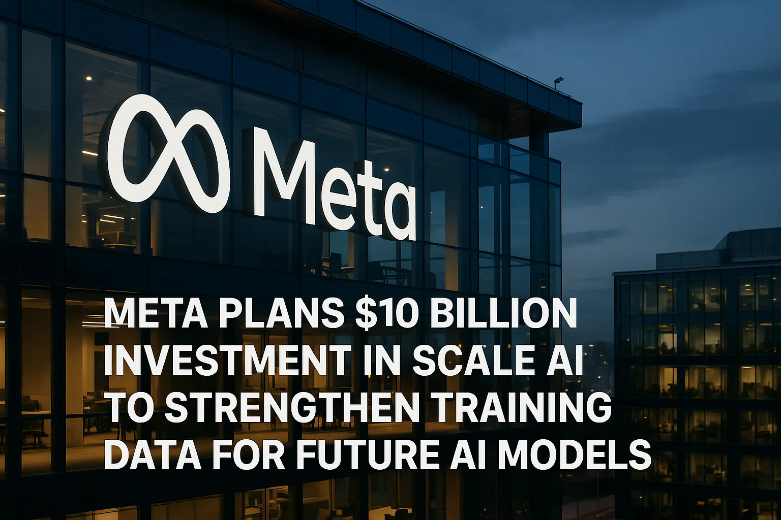 Meta Plans $10 Billion Investment in Scale AI to Strengthen Training ...