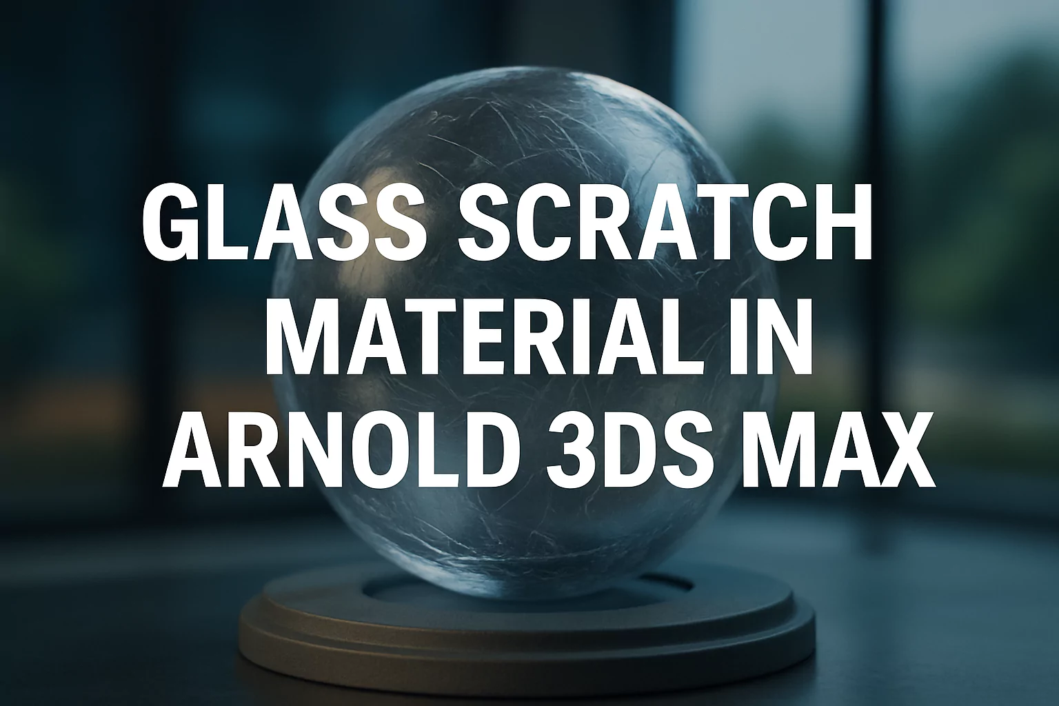 Create Realistic Glass Materials with Scratches in Arnold Renderer ...