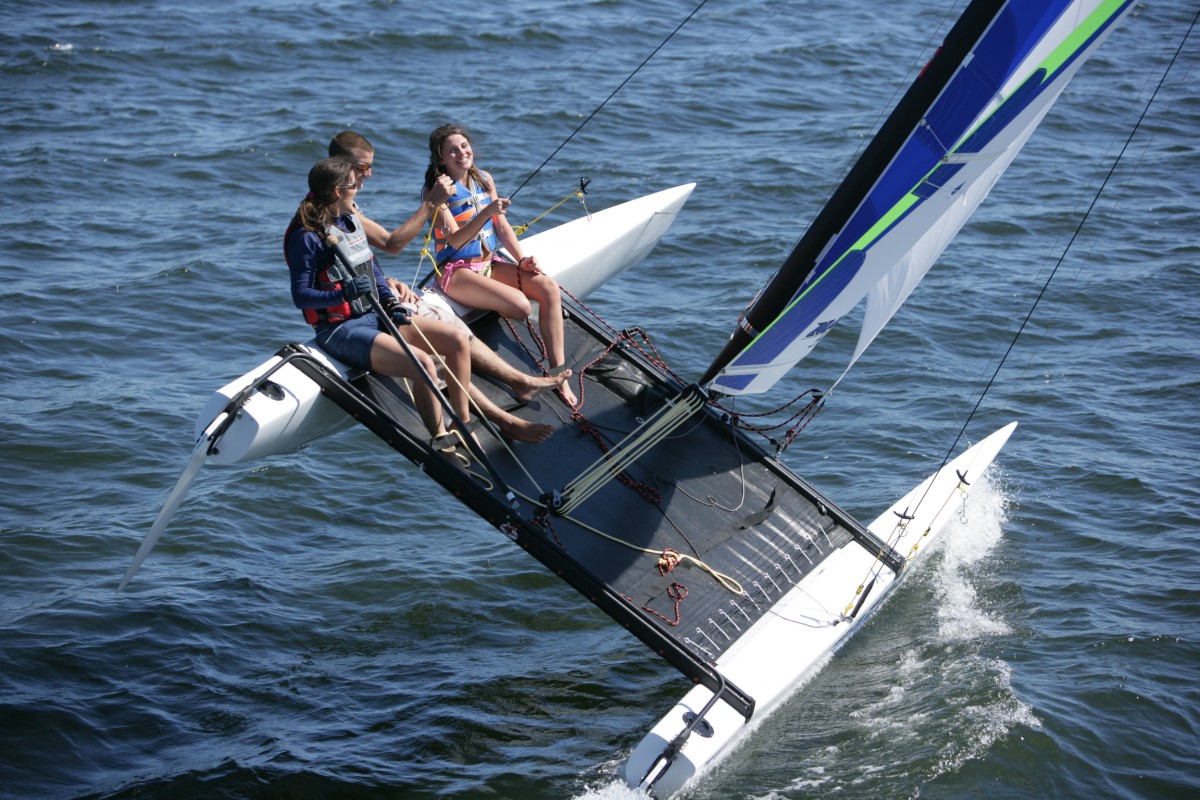 Nacra 570, un catamaran facile