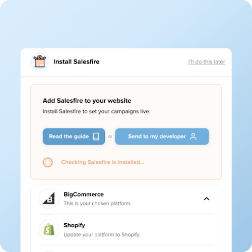 Help Centre Salesfire