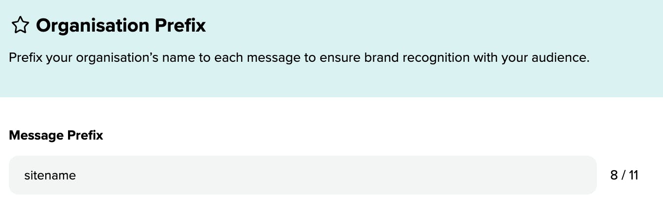 Sms Sender Settings Help Centre Salesfire
