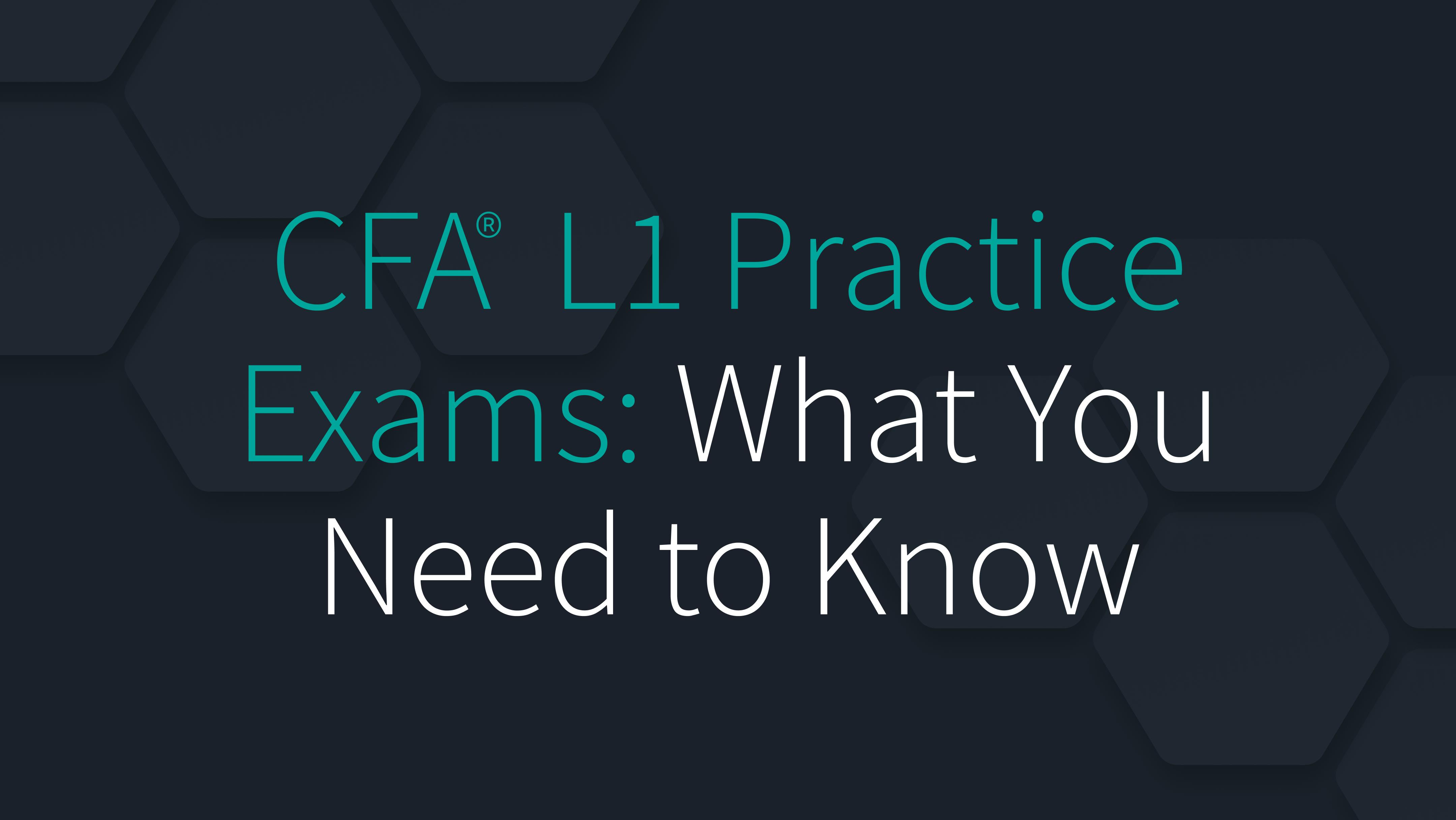 CFA® Level I Exam