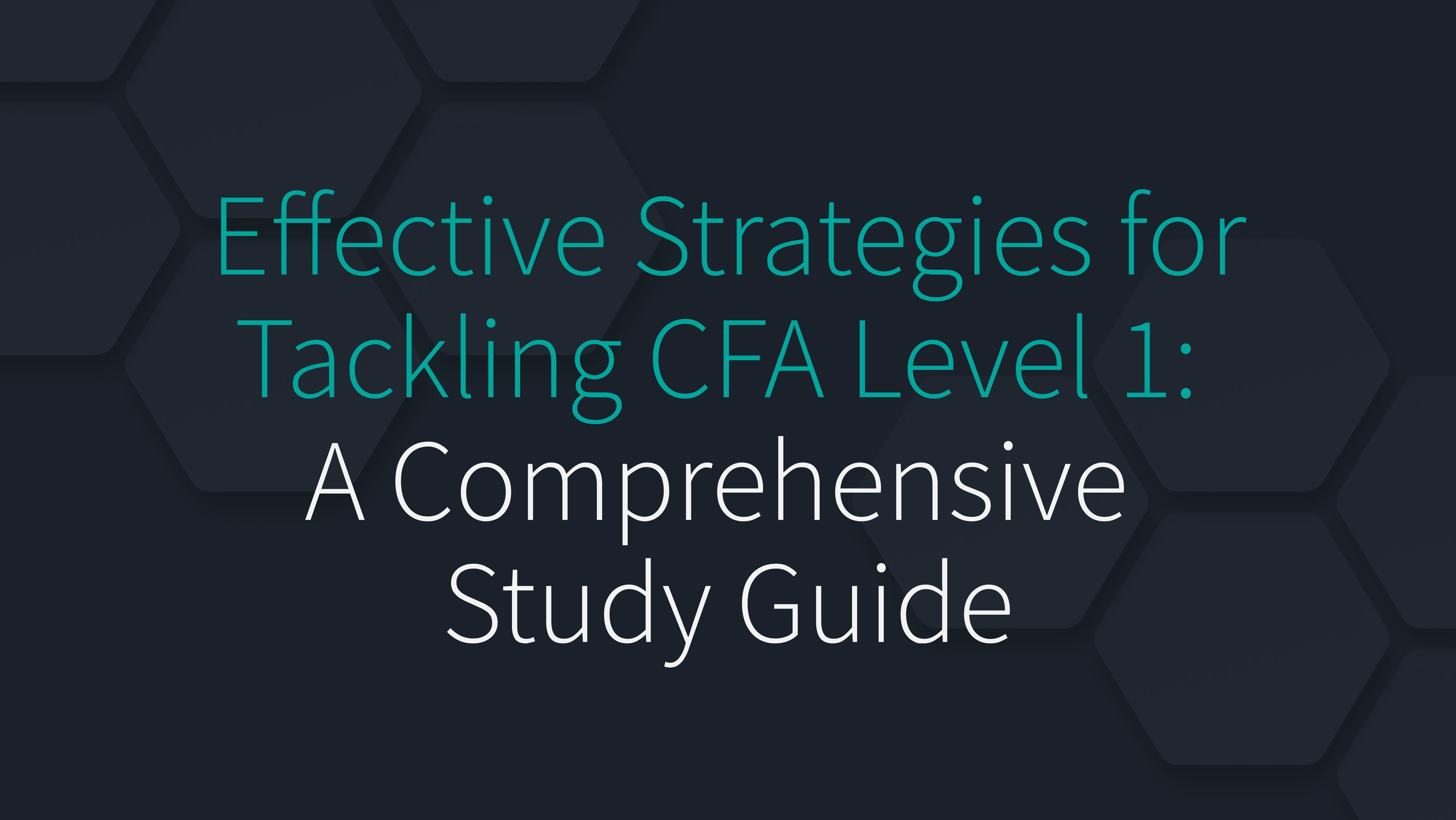 CFA Level 1 Practice Exams | CFA Level 1 Prep Study Material | Mock CFA ...