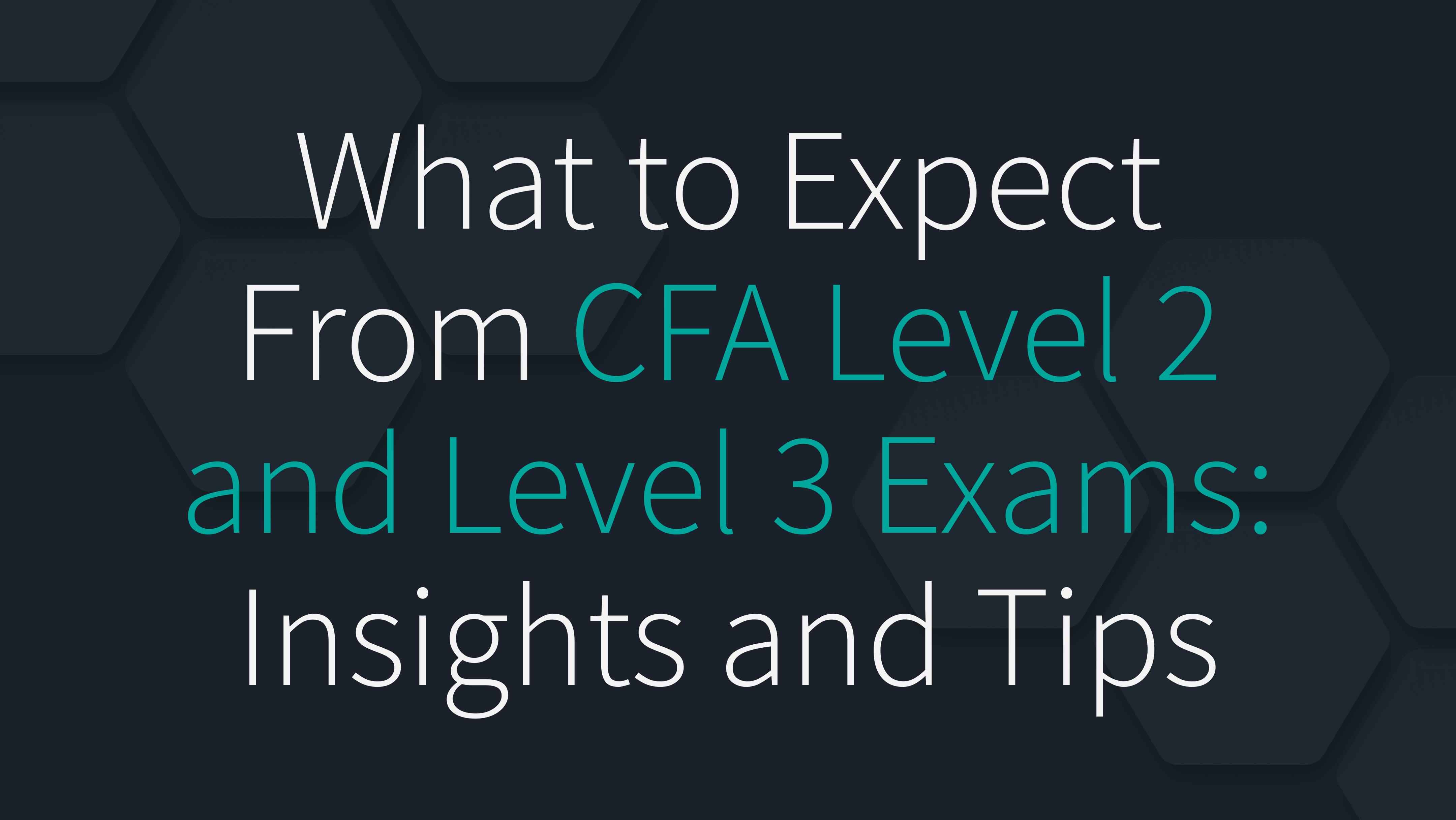 CFA Study Tips : Salt Solutions CFA® Study Prep