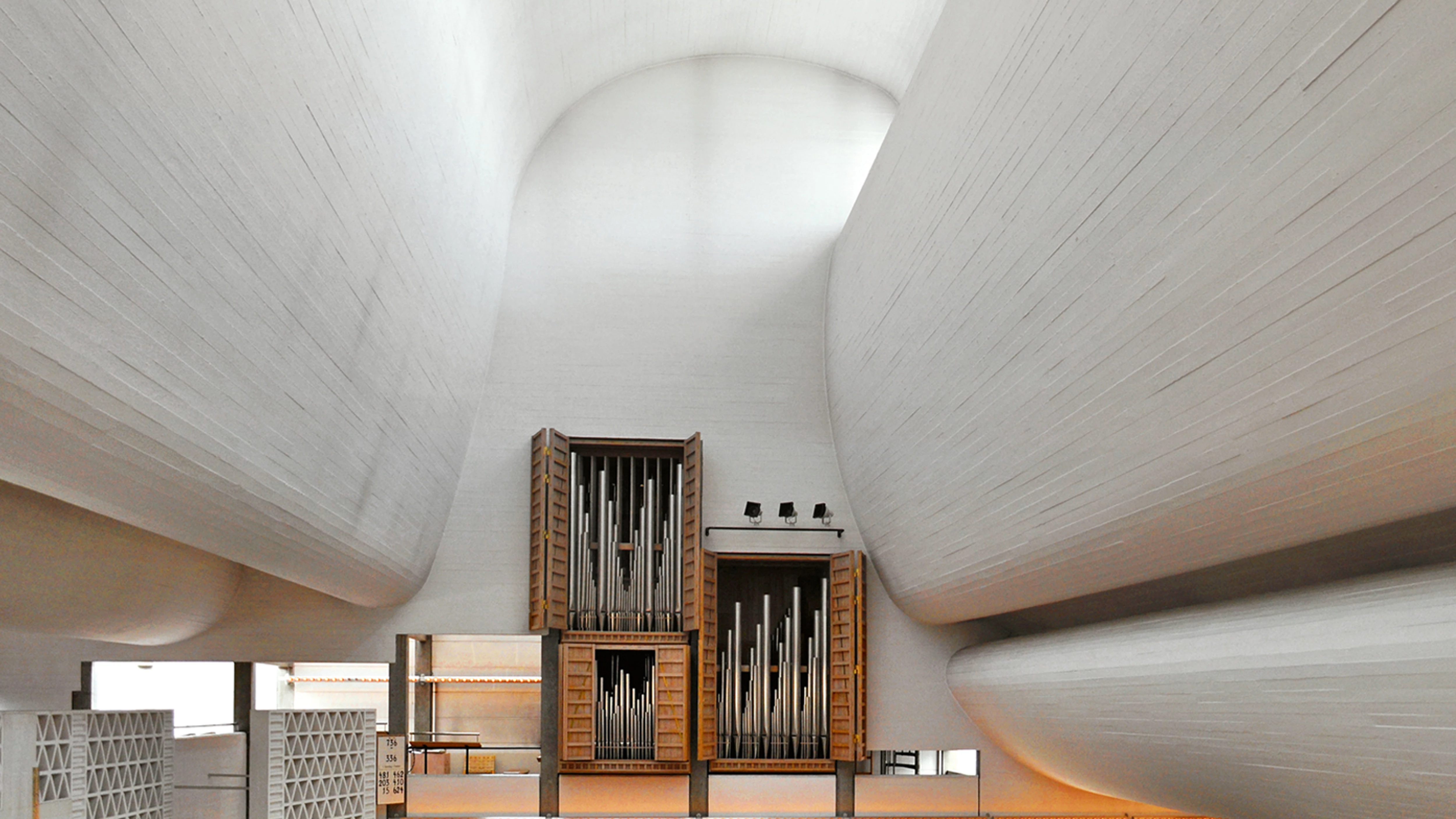 Say Hi To | The Bagsværd Church, designed by Jørn Utzon in 1976, has an unassuming exterior that ...