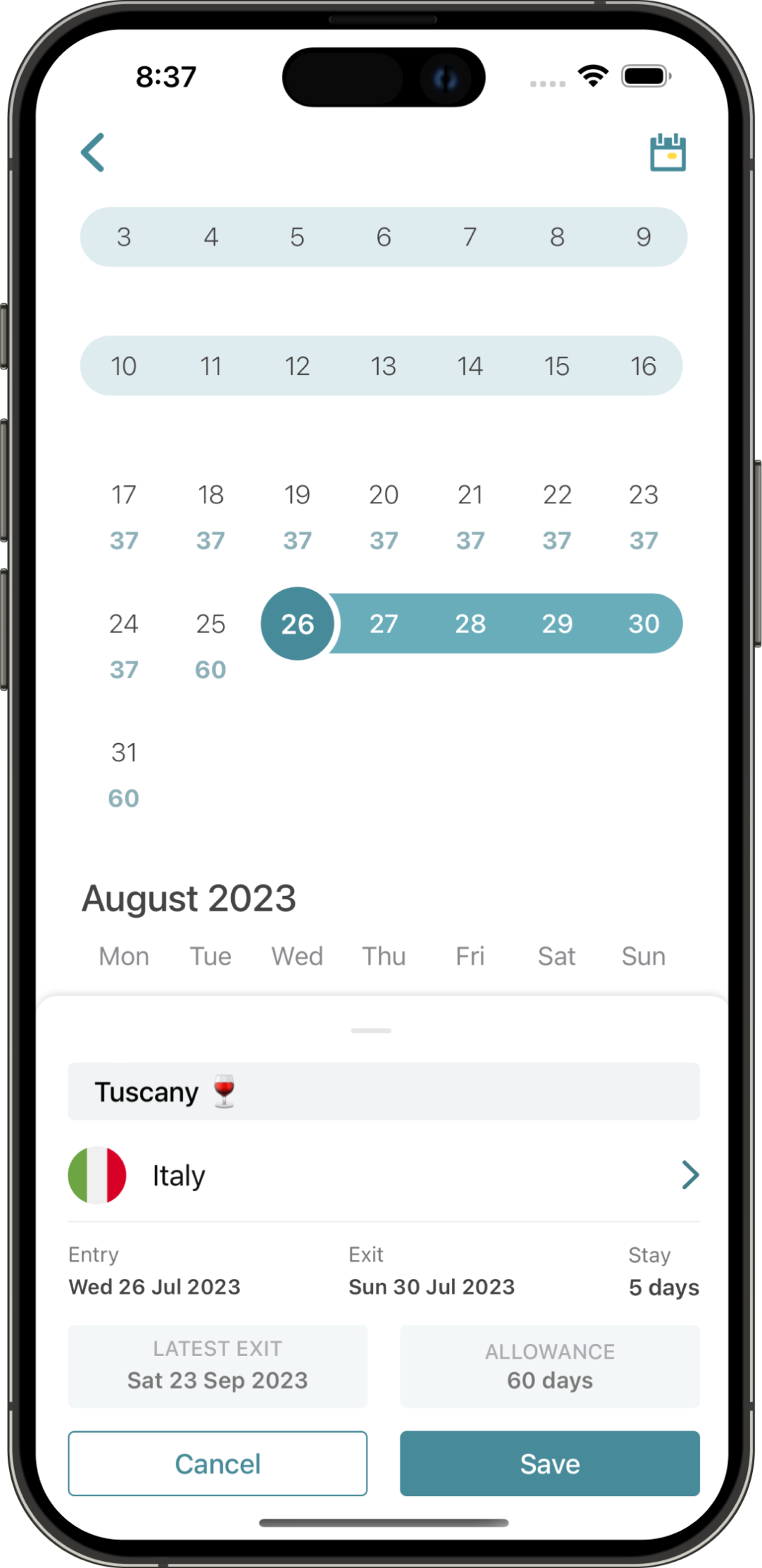 Schengen Simple | The best Schengen calculator for the 90/180 rule
