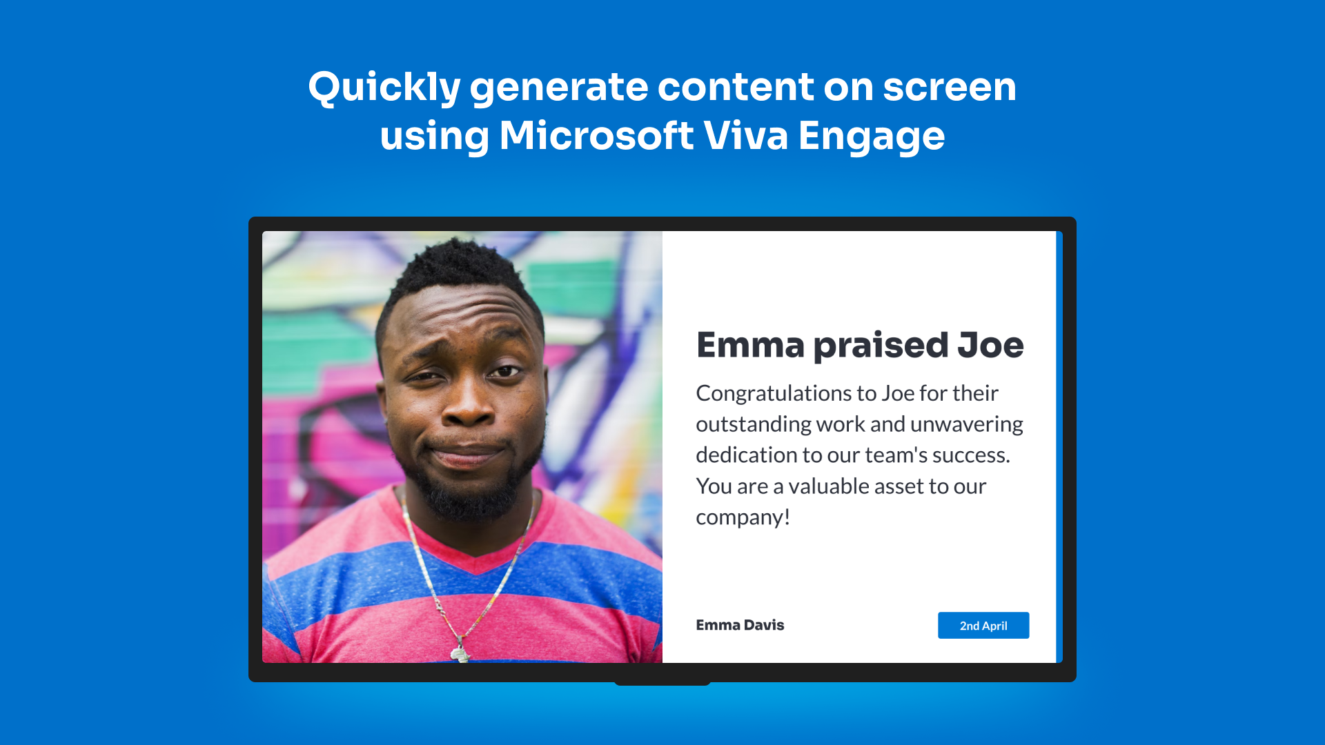 Microsoft Viva Engage on Screens for Deskless Workers - Digital Signage ...
