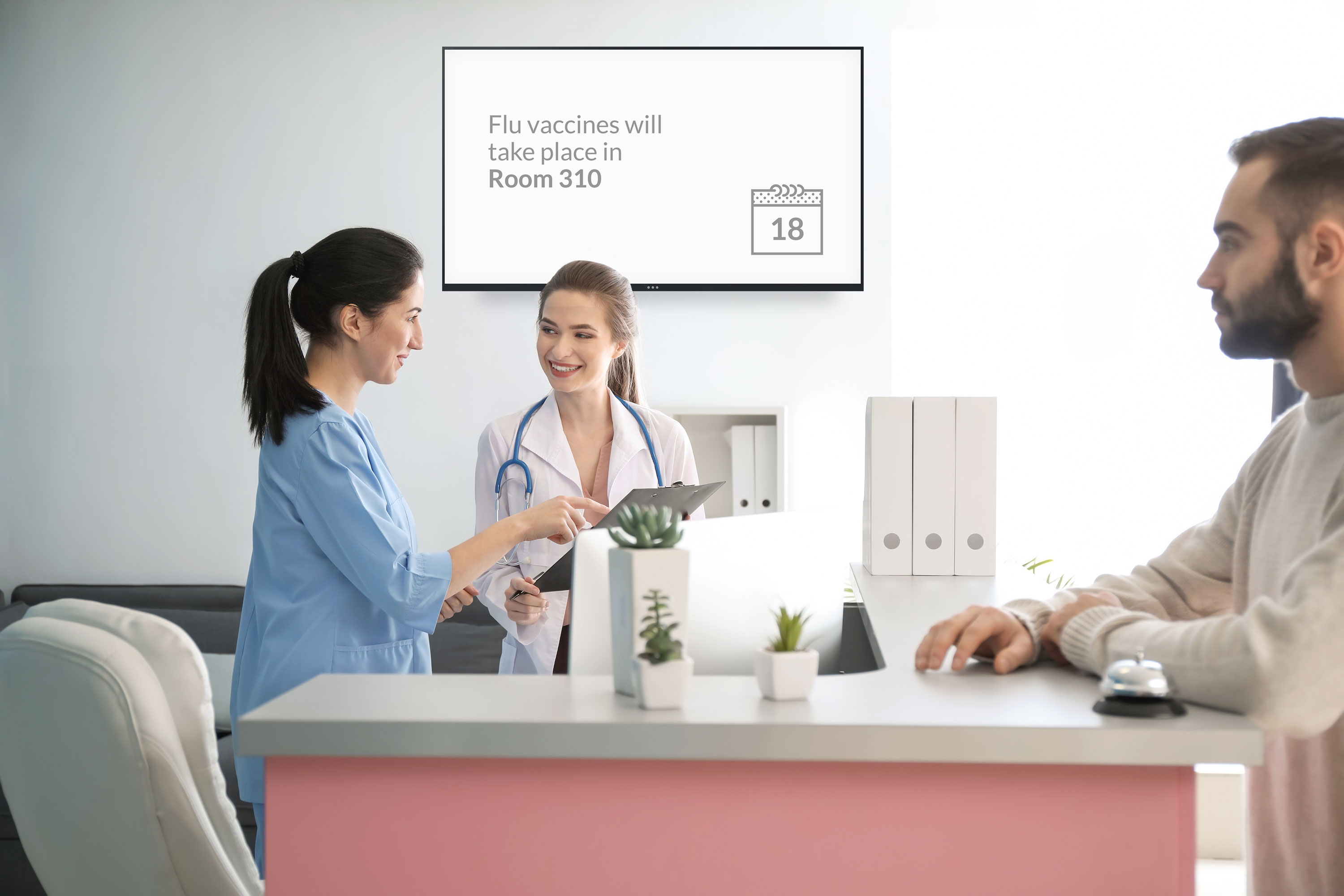 How Digital Signage Can Support Health Care and Hospital Workers ...