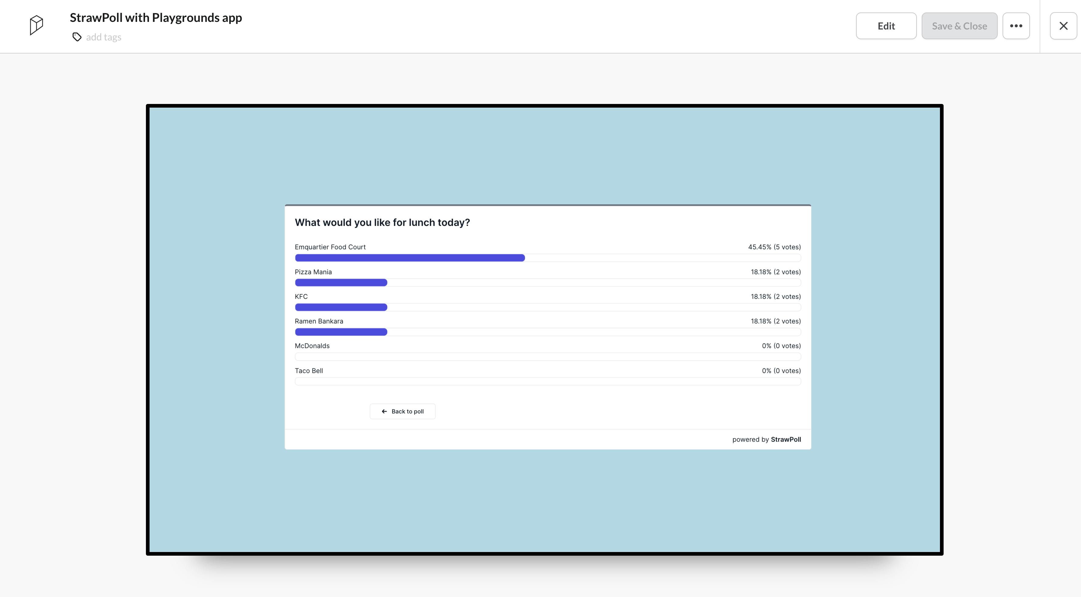 How to Create Live Surveys and Polls with StrawPoll and ScreenCloud ...