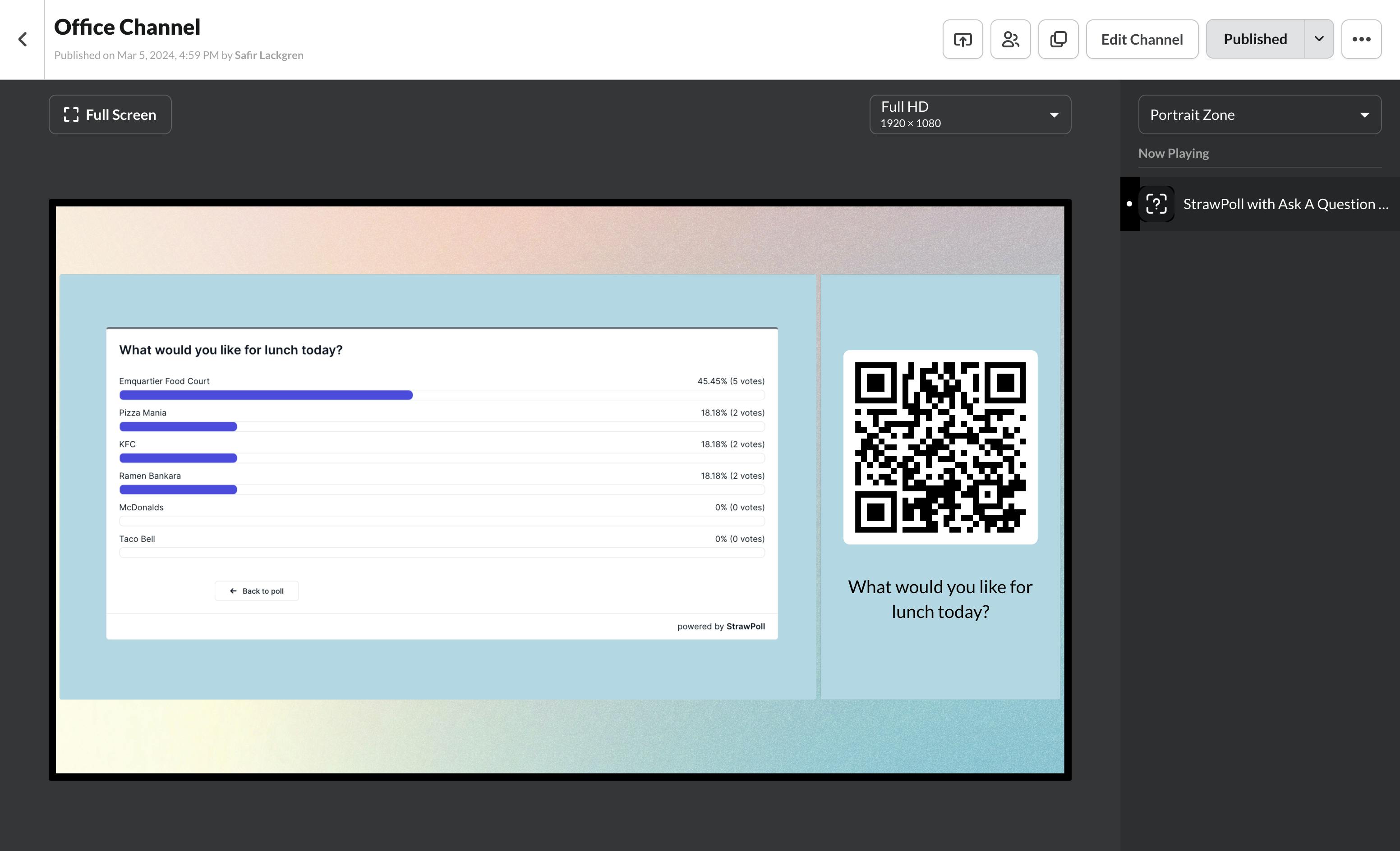 How to Create Live Surveys and Polls with StrawPoll and ScreenCloud ...
