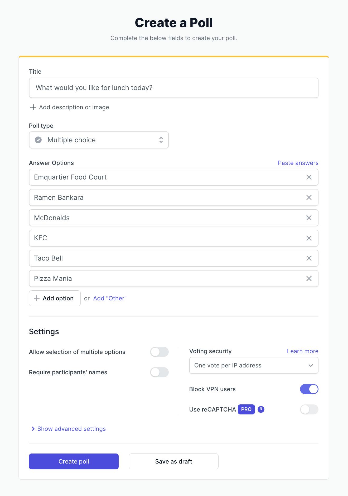 How to Create Live Surveys and Polls with StrawPoll and ScreenCloud ...