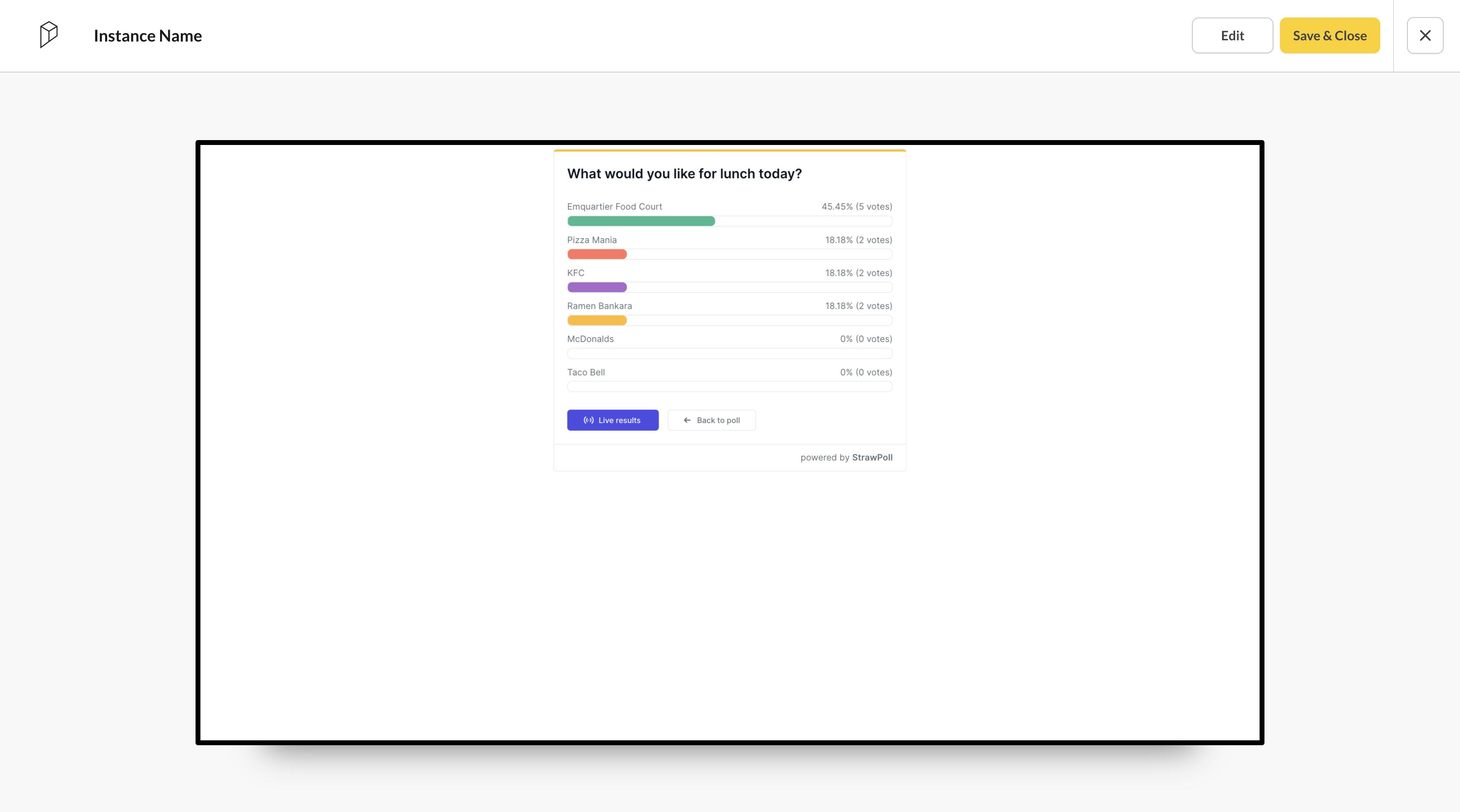 How to Create Live Surveys and Polls with StrawPoll and ScreenCloud ...