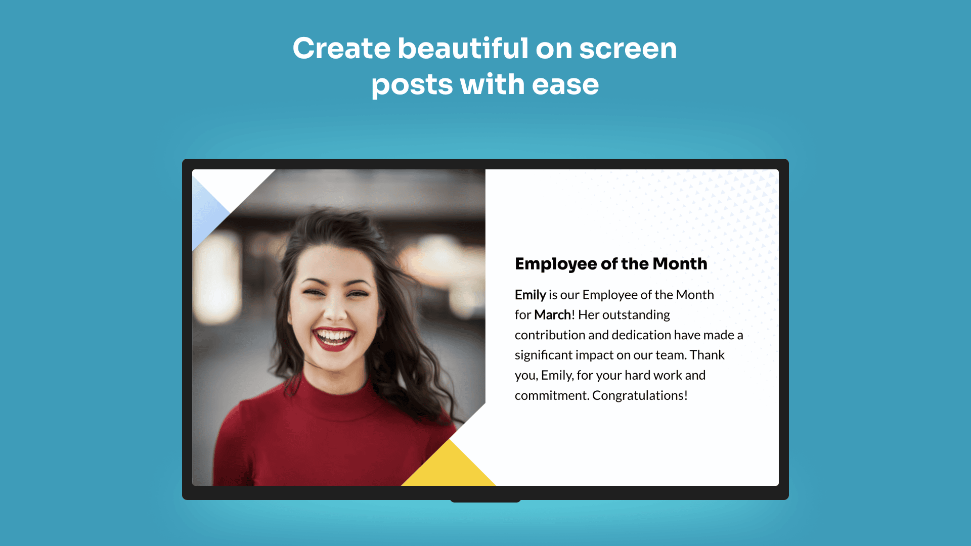Quick Post - Digital Signage App - ScreenCloud
