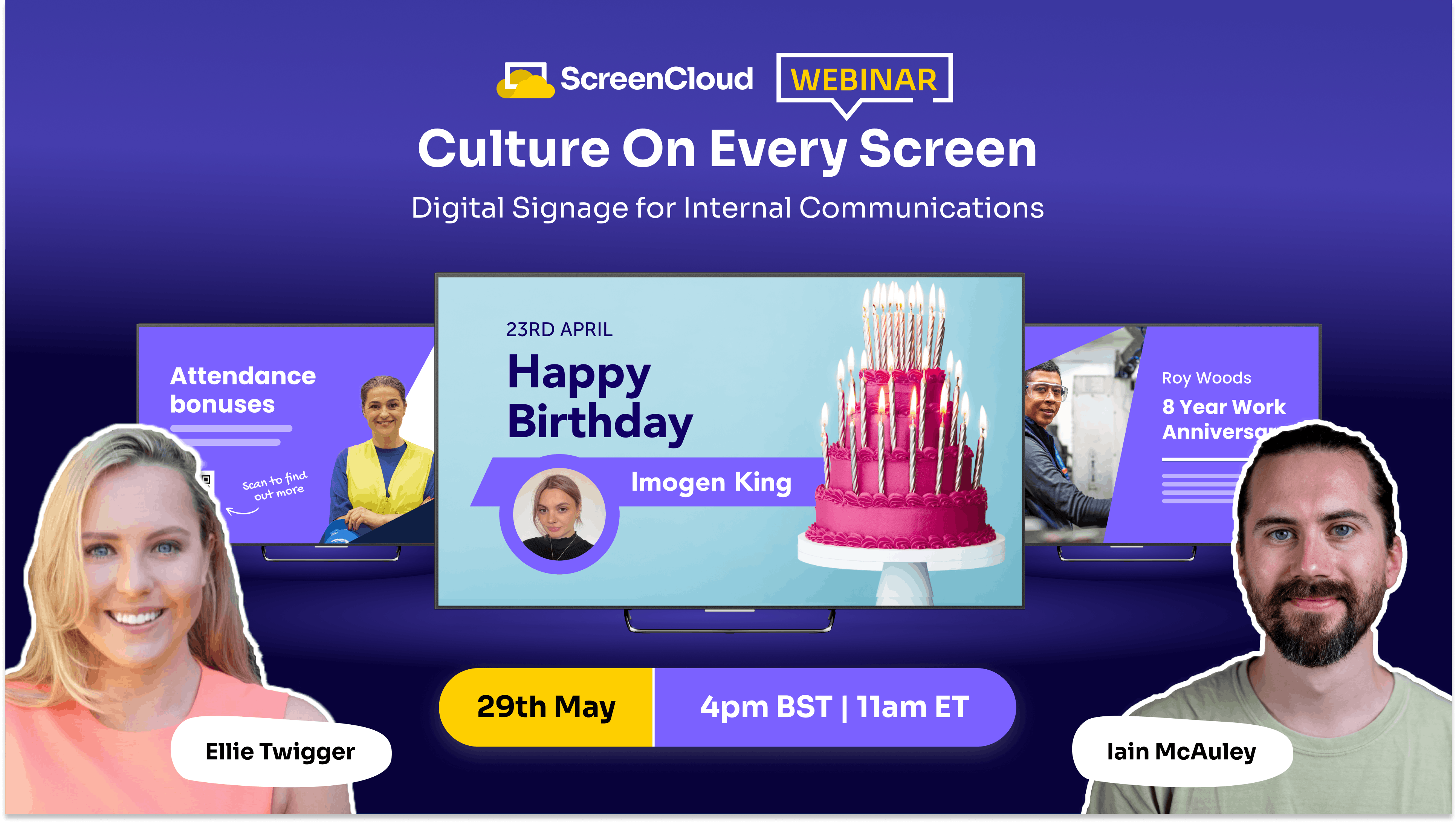 Culture On Every Screen Webinar - ScreenCloud