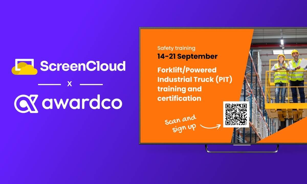 How Awardco + ScreenCloud Bring Recognition to the Workplace - ScreenCloud