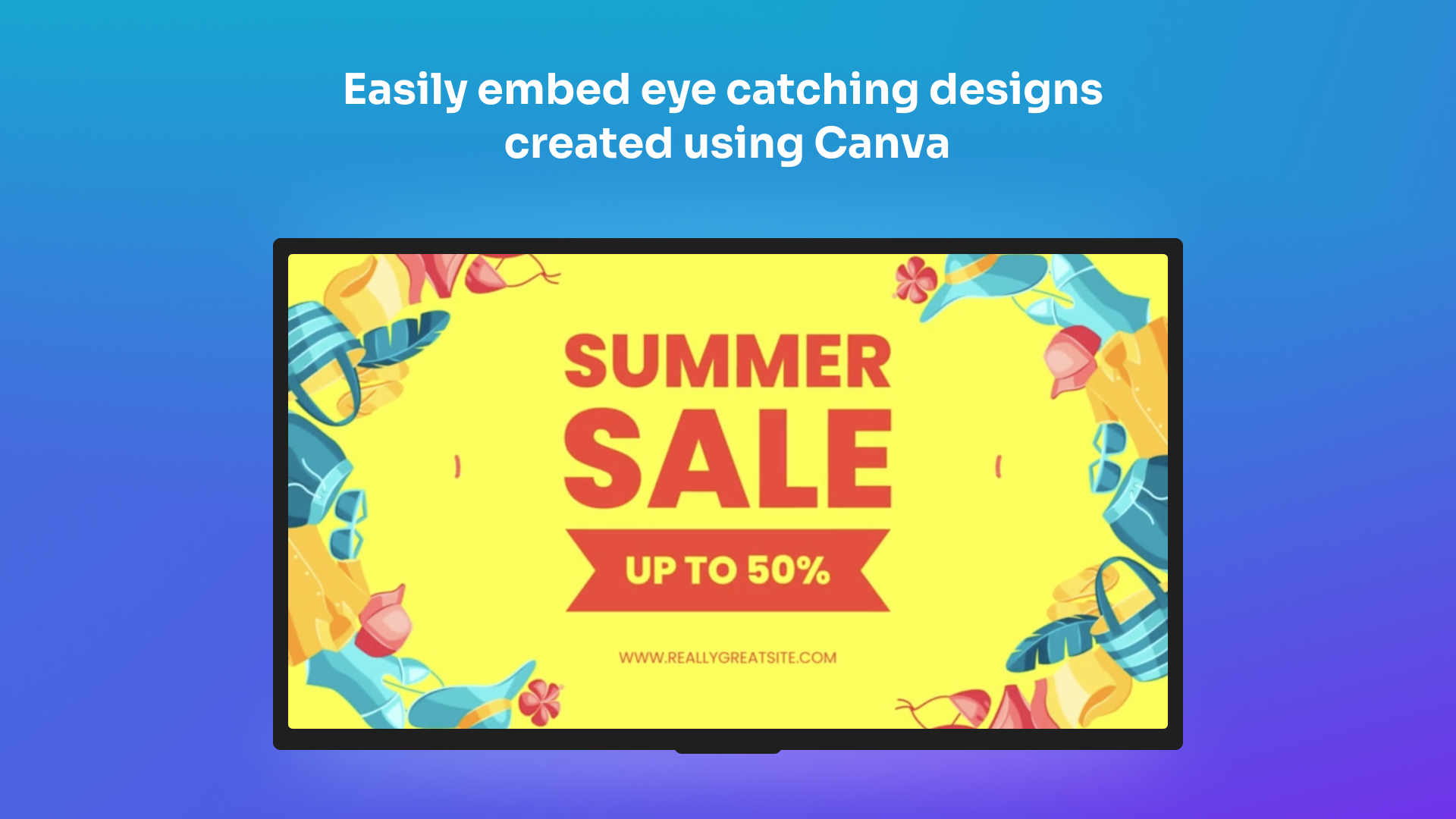 Canva - Digital Signage App - ScreenCloud