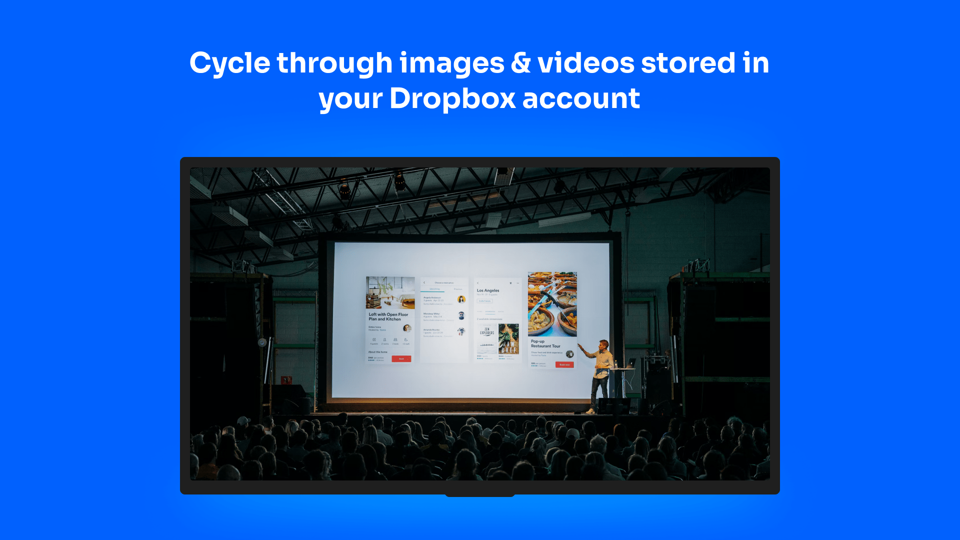 Dropbox Gallery - Digital Signage App - ScreenCloud